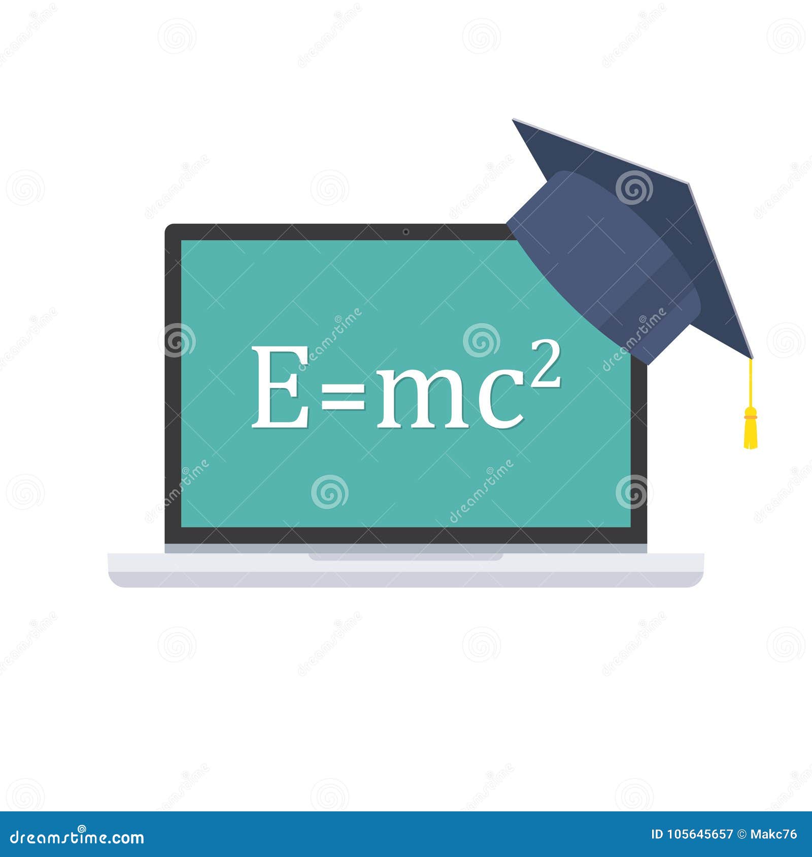 Online Education Concept. Online Learning Stock Vector - Illustration ...