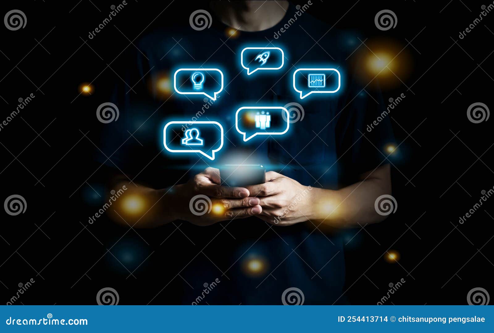 Online Education E-Learning Concept Internet Technology and Social ...