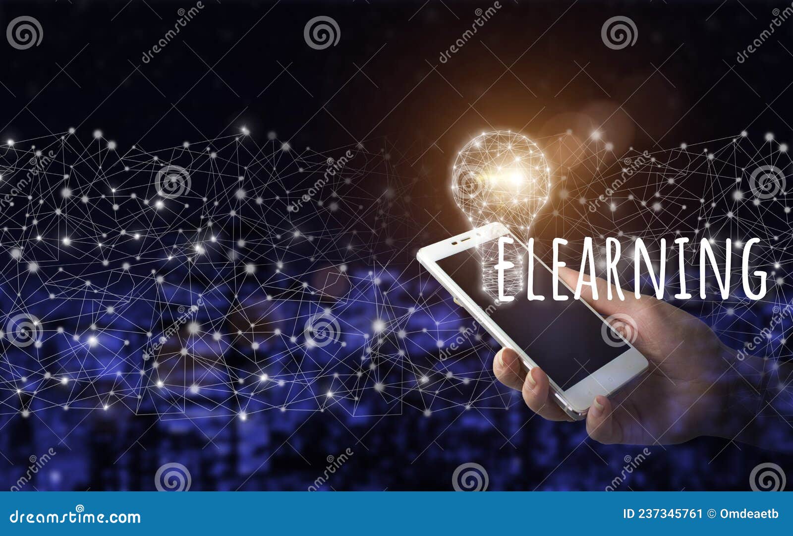 Online Education. E-learning and E-book Concept. Education and Online ...