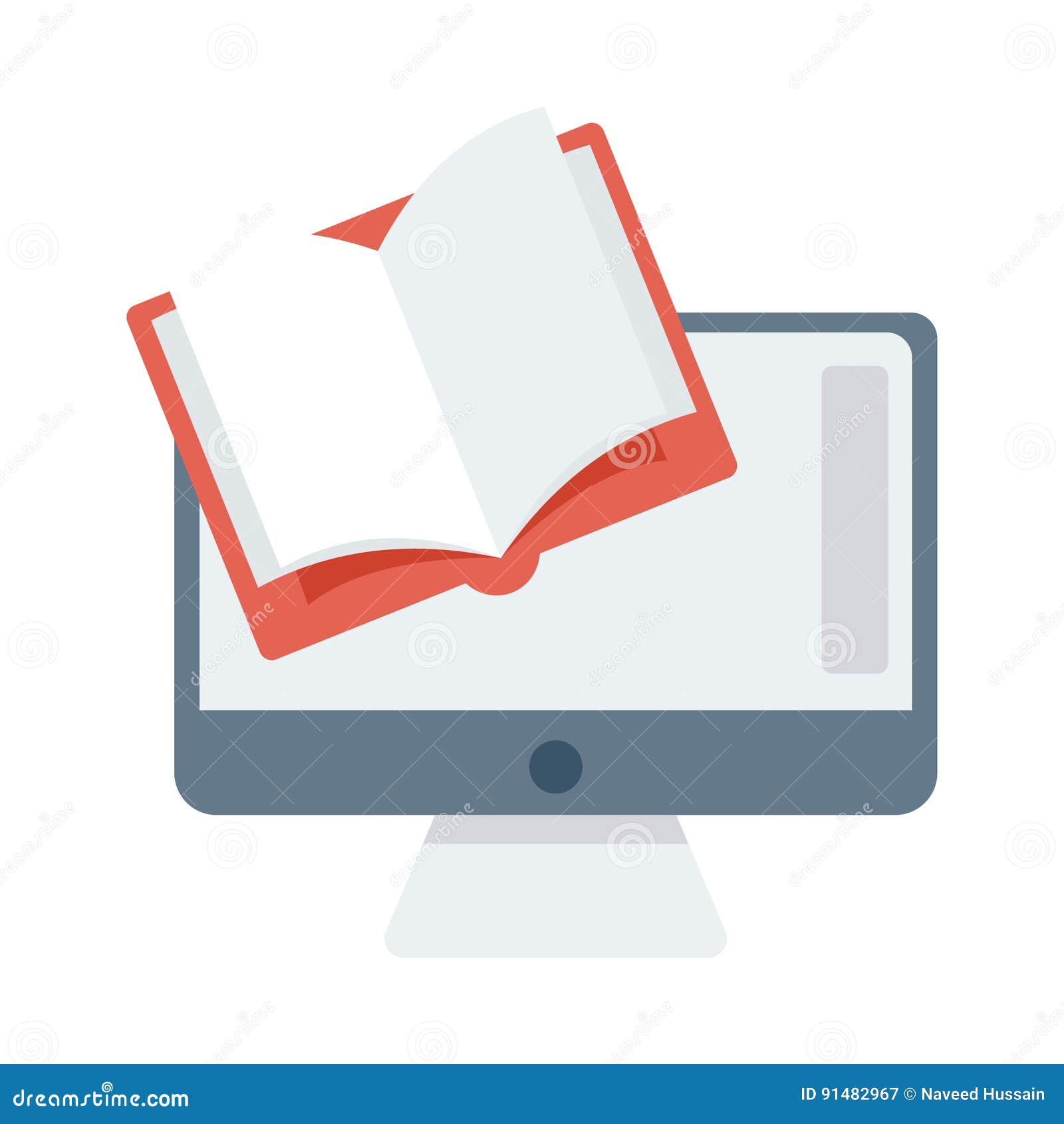 Online Education Icon stock vector. Illustration of learning - 91482967
