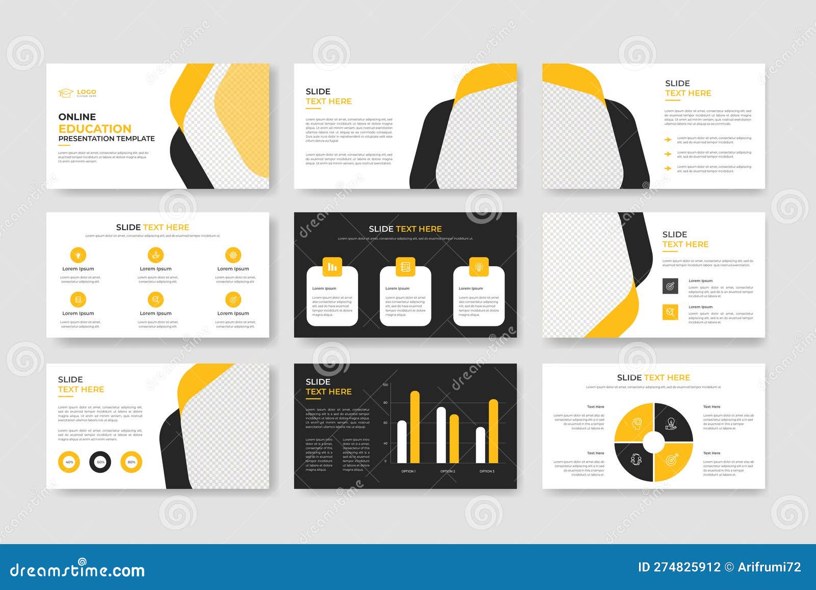Online Education or Learning Powepoint Presentation Template ...