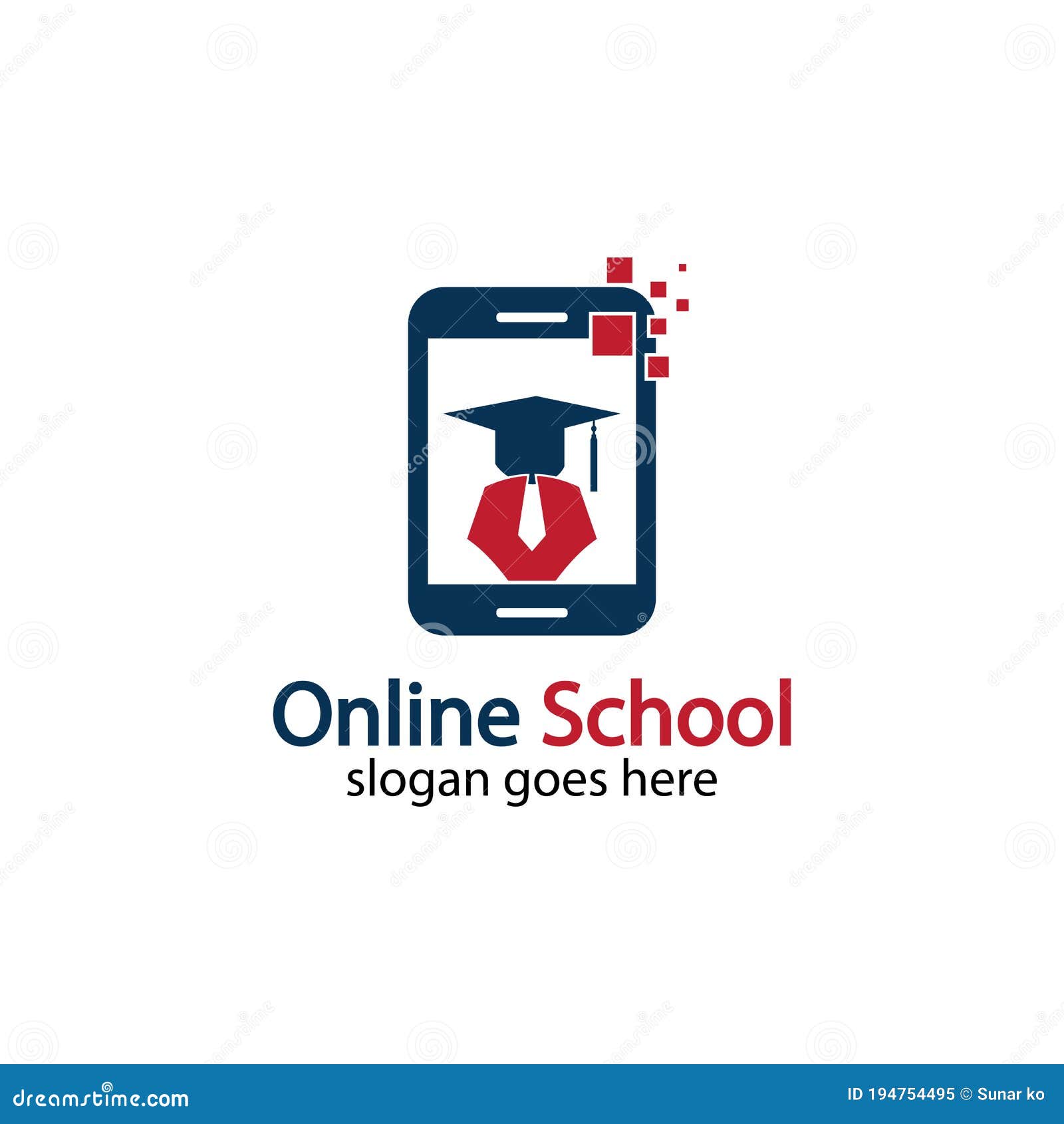 Online Education Logo Design Template. Online Course Logo Design Stock ...