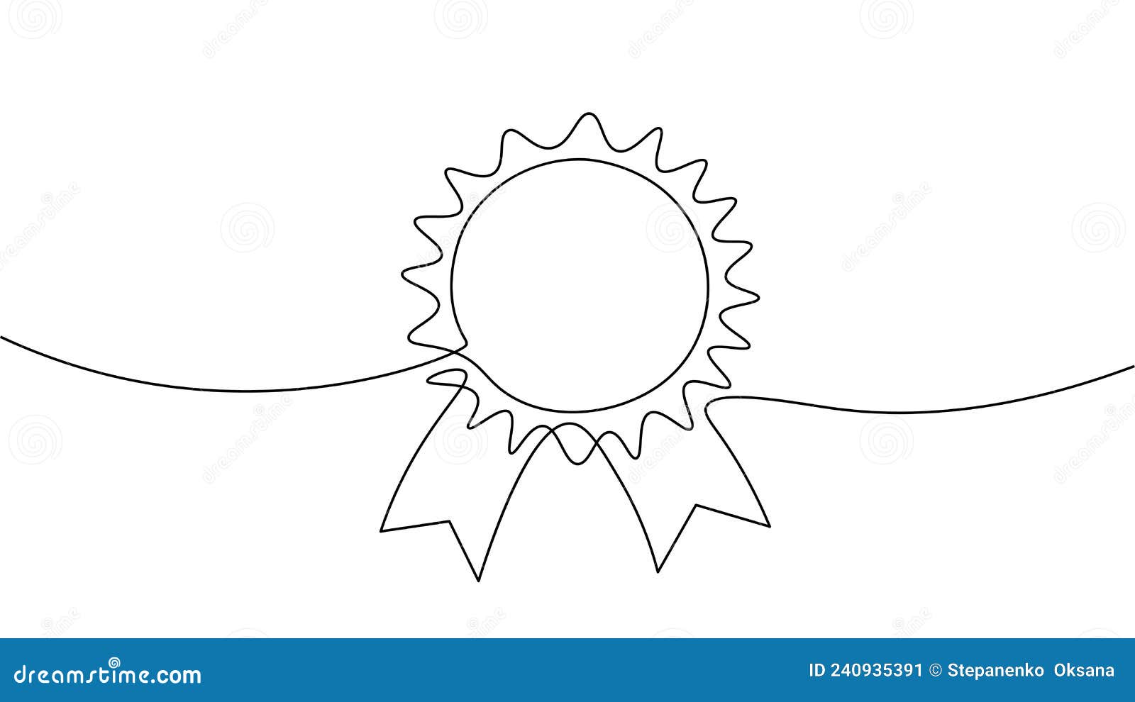 Online Education One Line Graduation Concept. E-learning Training Skill ...