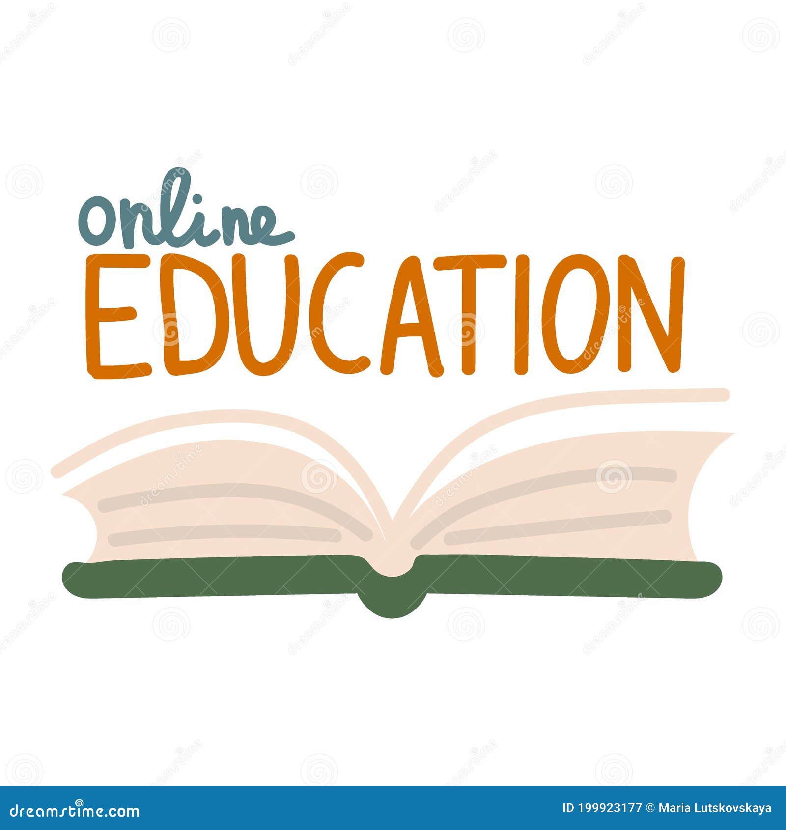 Online Education. Open Book, E-learning, Internet Tutorial and Webinar ...