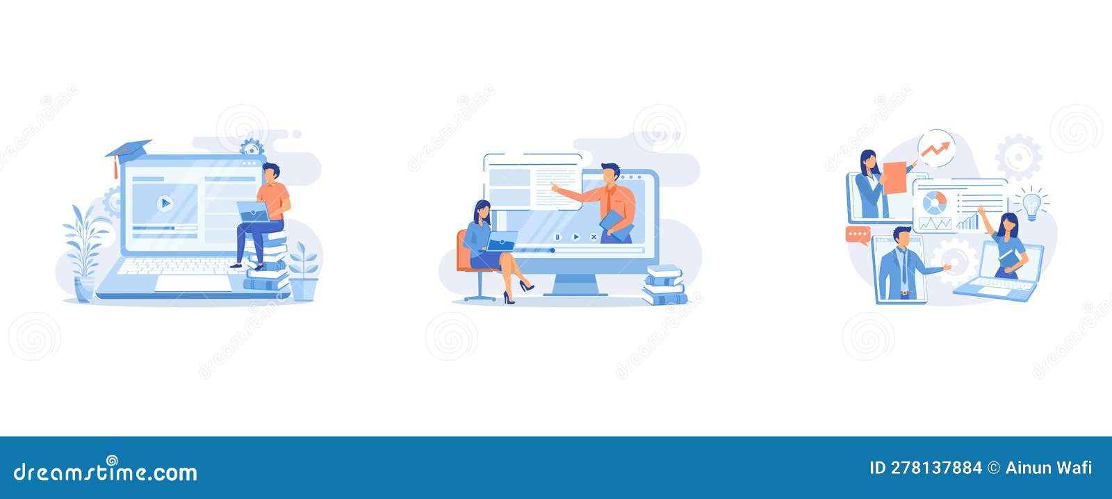 Online Education Platform Abstract Concept, Online Workshop Abstract ...