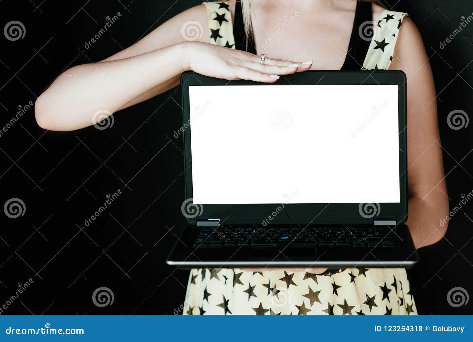 Online Education Remote Learning Empty Screen Stock Photo - Image of ...