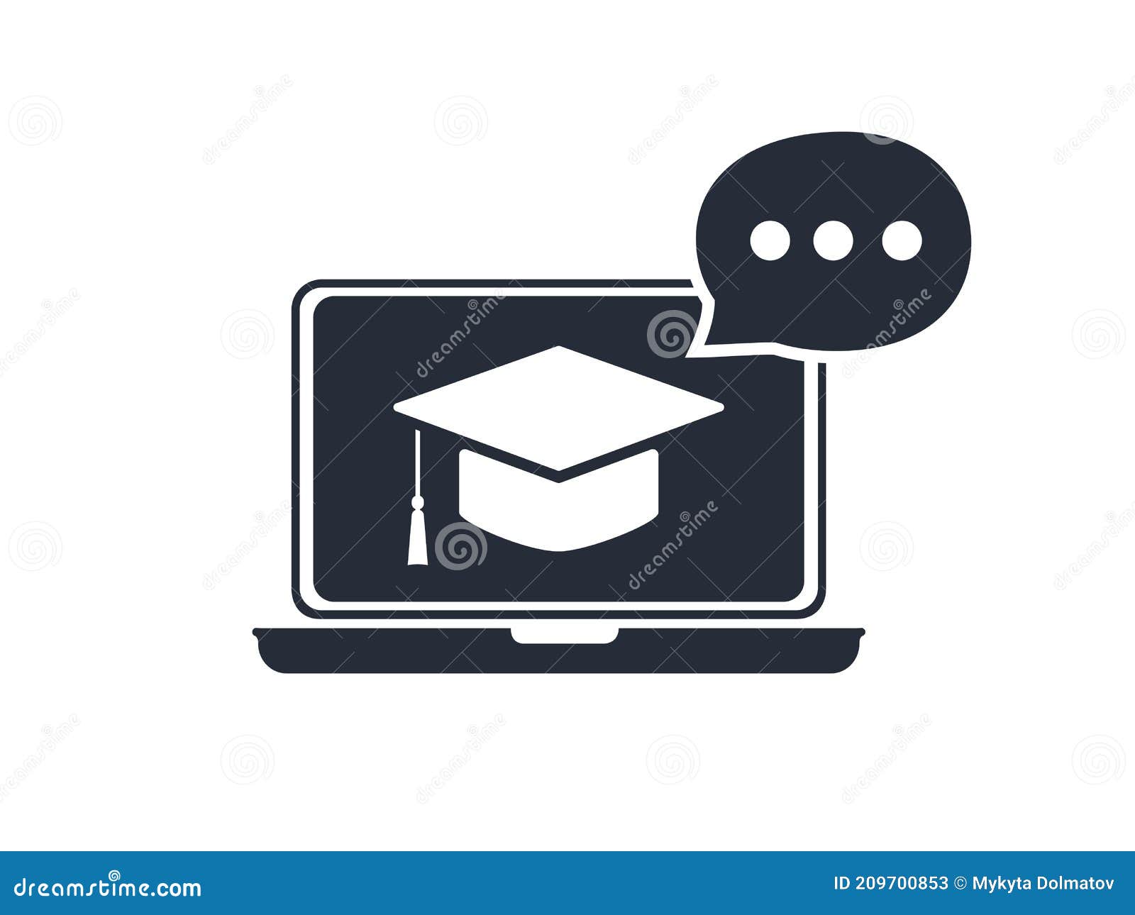 Online Education Resources Vector Line Icon, Online Learning Courses ...