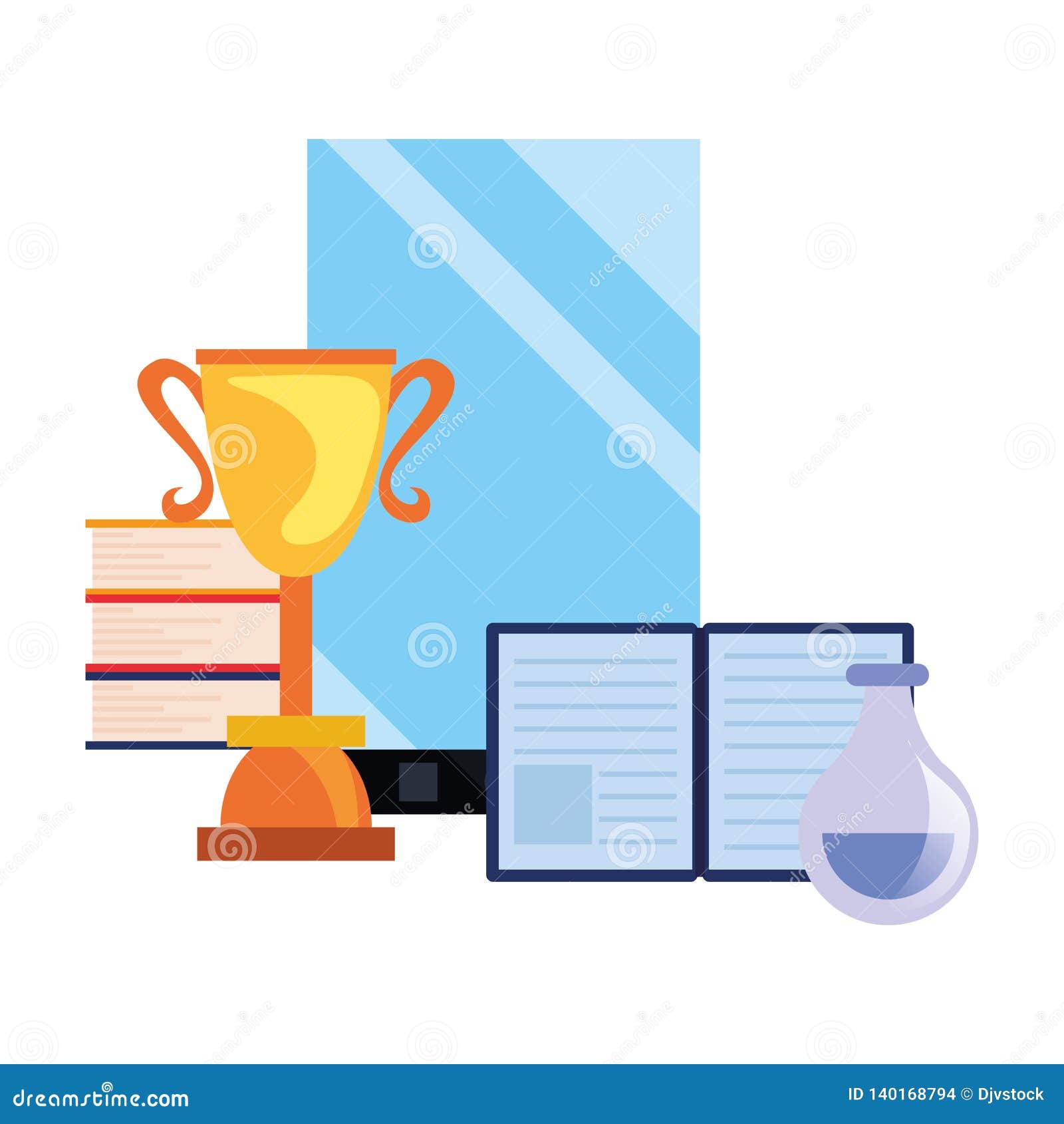 Online education school stock vector. Illustration of elearning - 140168794