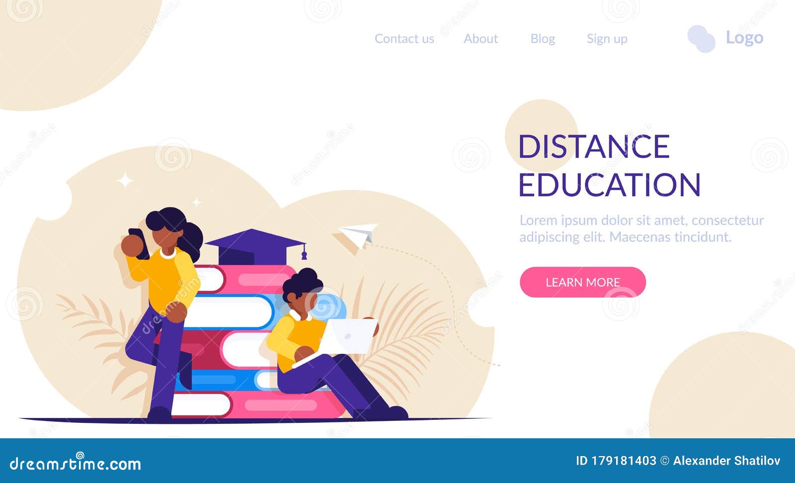 Online Education. Students View Lessons through Mobile Devices during ...