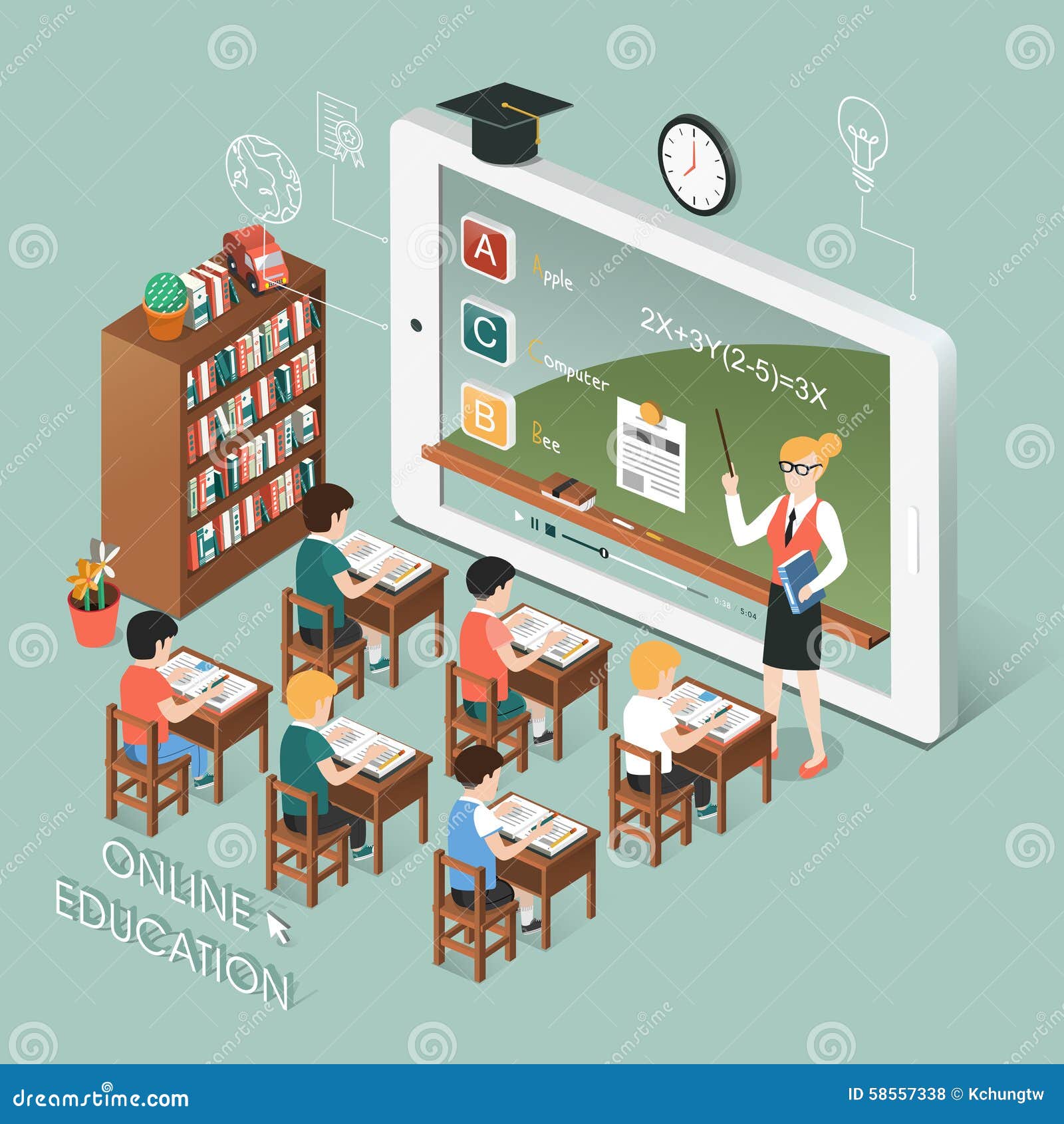 Online Education Logo Design Template. Online Course Logo Design ...