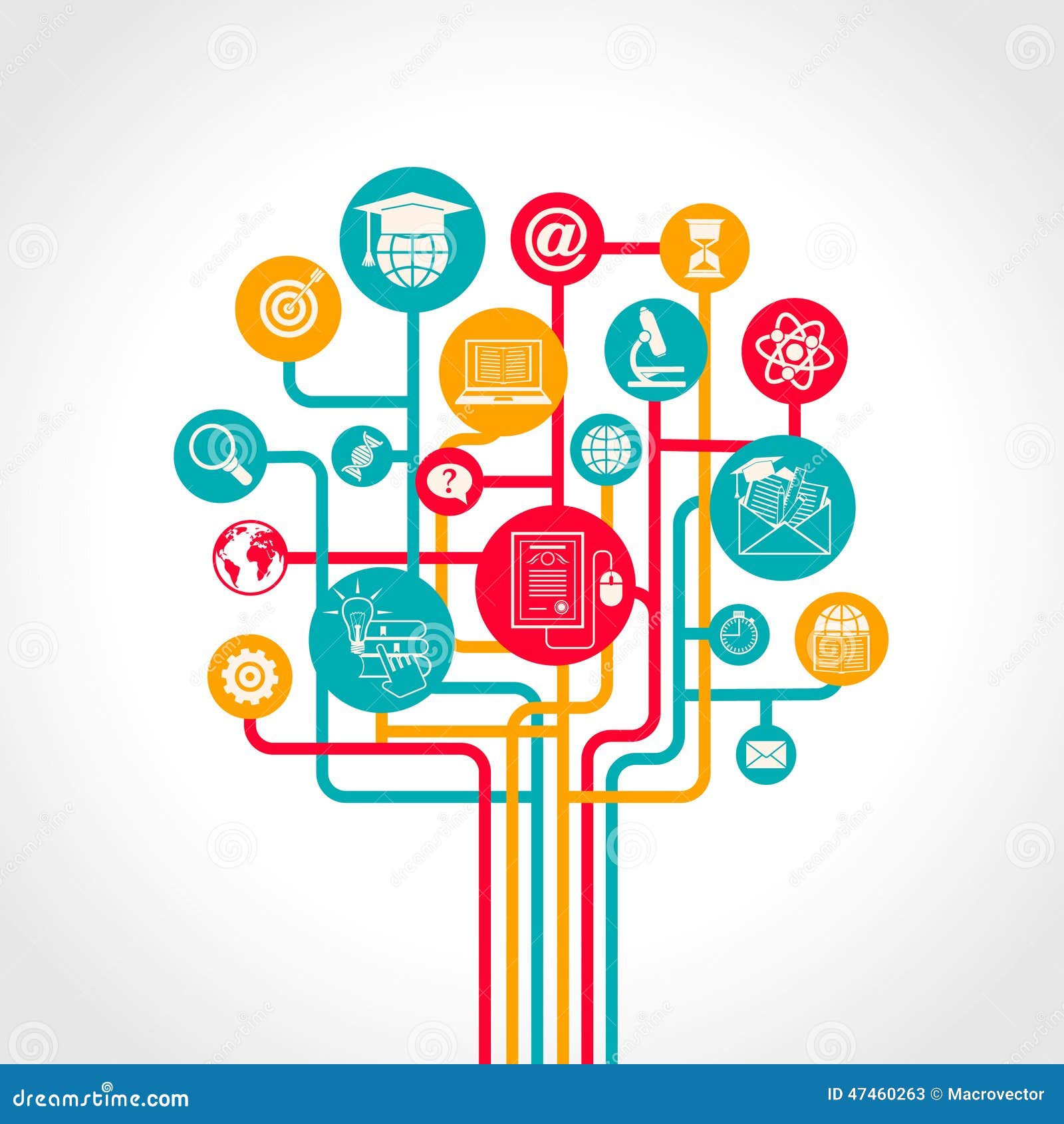 Online Education Tree stock vector. Illustration of keyboard - 47460263 Online Education Tree stock vector. Illustration of keyboard - 47460263