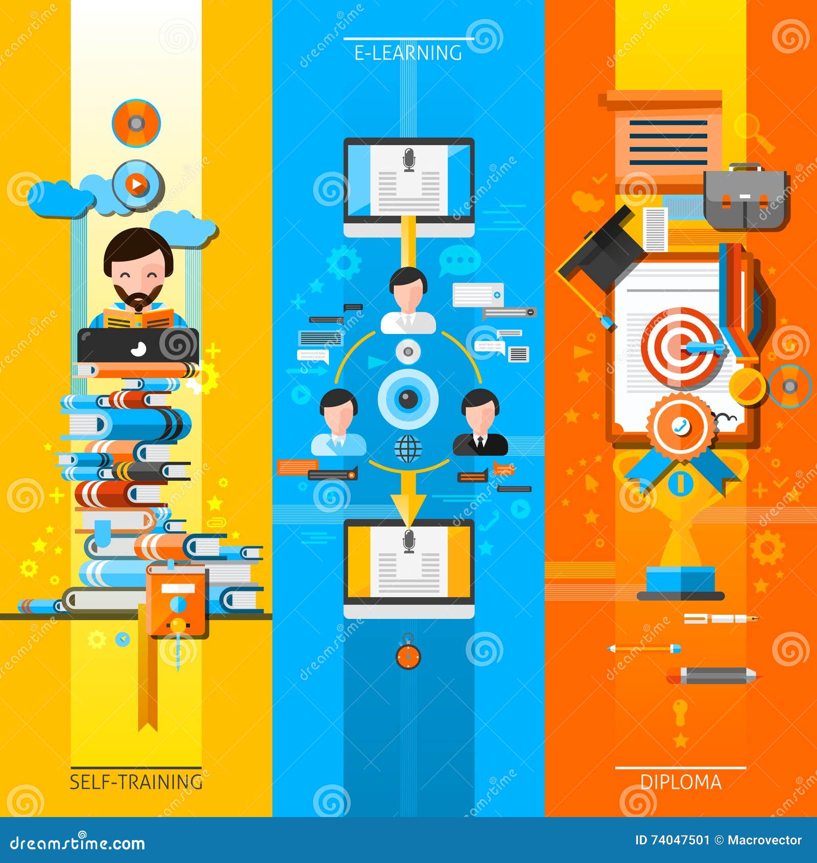 Education Vertical Stock Illustrations – 17,180 Education Vertical ...