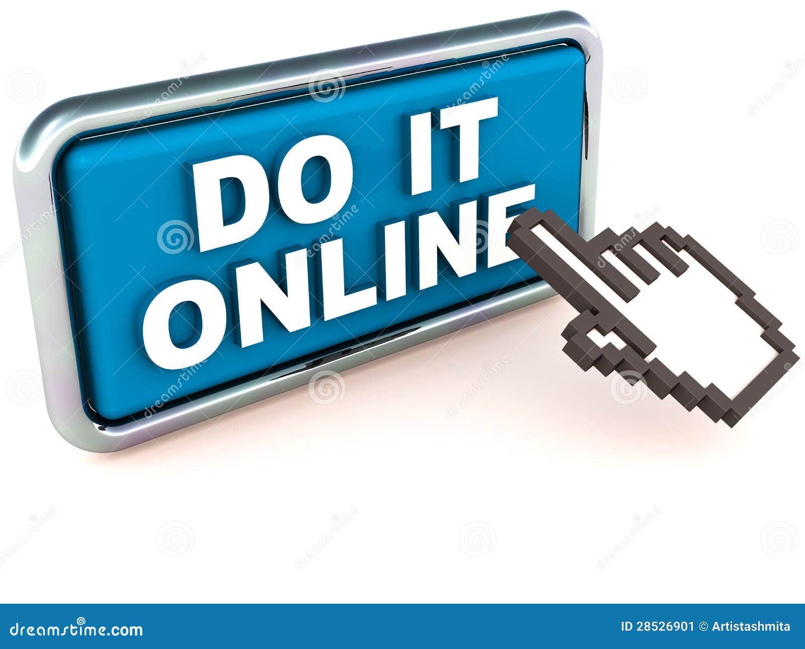 Online enabled service stock illustration. Illustration of services ...