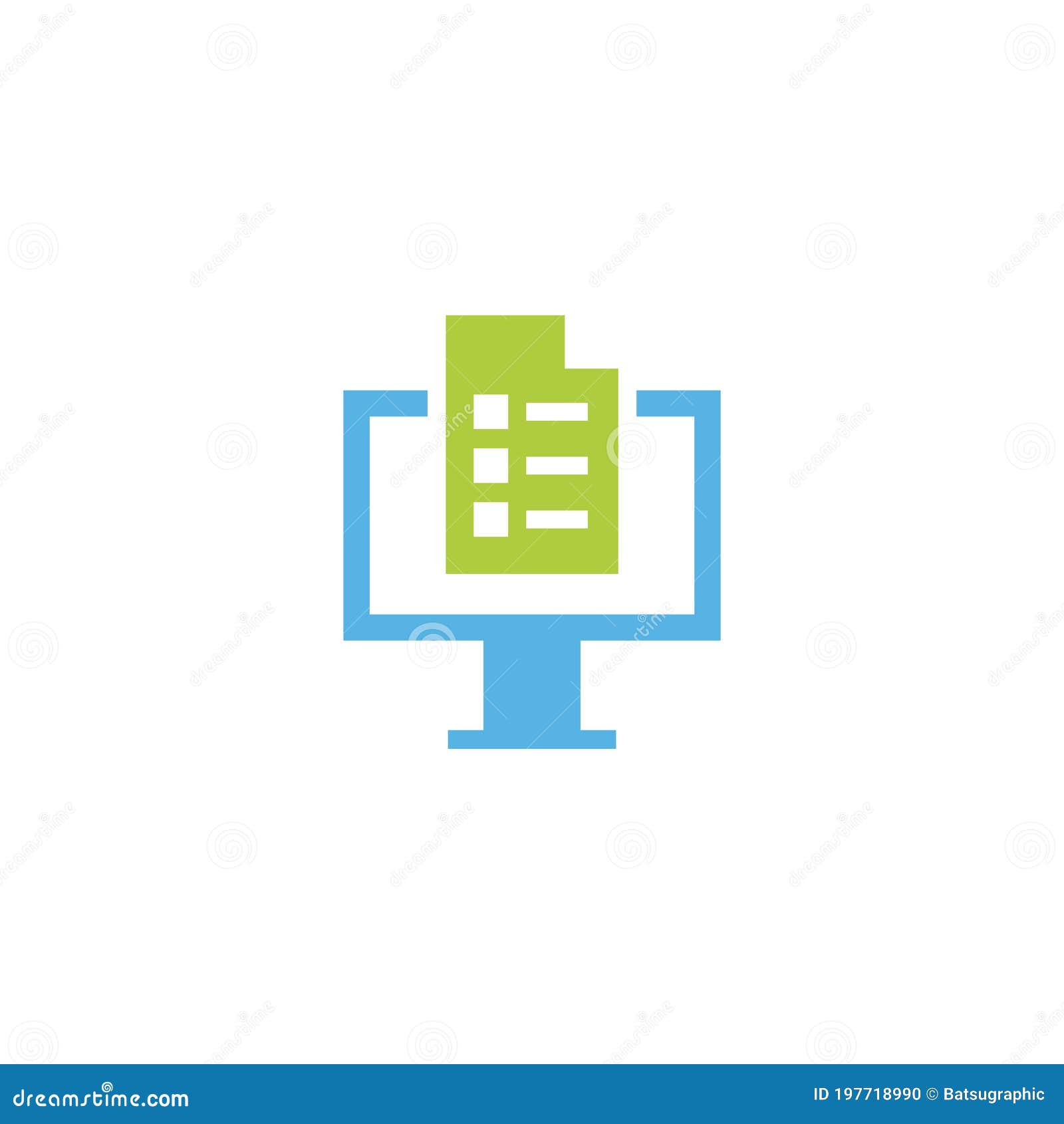 Online Exam Vector Logo Design Template Stock Vector - Illustration of ...