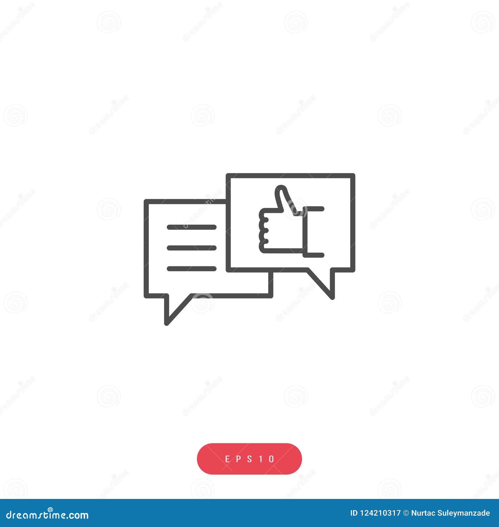 Online Feedback Vector Icon Business Management Related Vector Line ...