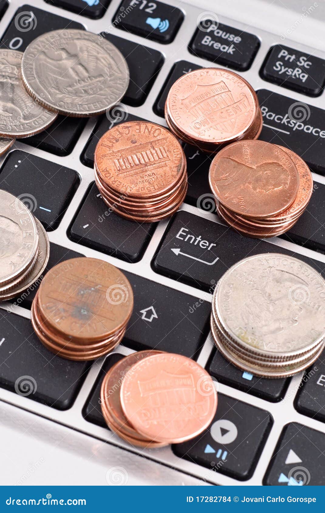 Online Financial Banking stock photo. Image of earnings - 17282784