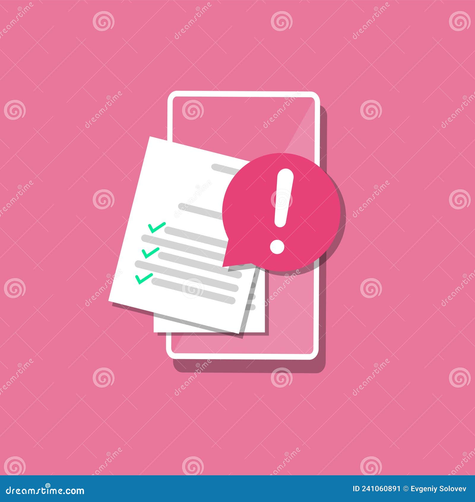 Online Form with Document Checklist and Error Warning. Checkboxes on ...