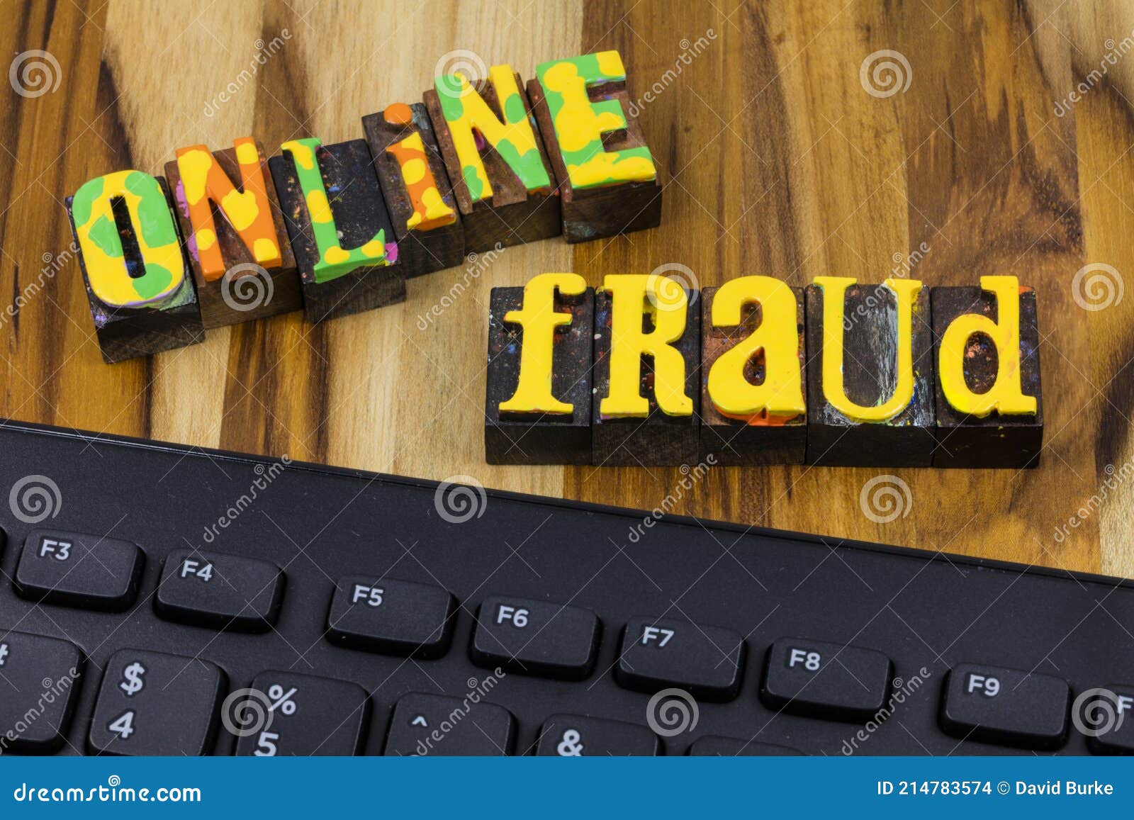 Online Fraud Alert Security Internet Technology Computer Risk Stock