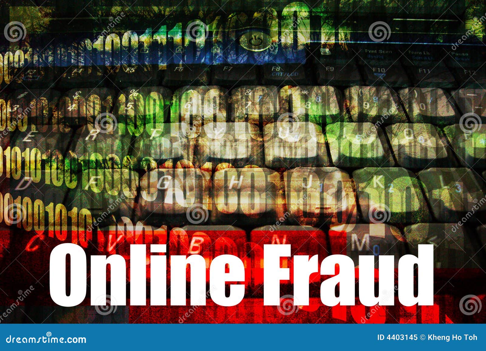 Online Fraud Vector Illustration. Web Hacking. Fraudster Sells Fake ...