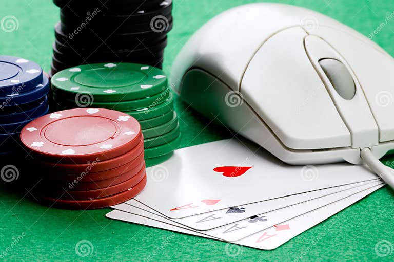 Online Gambling Concept stock image. Image of casino, entertainment ...