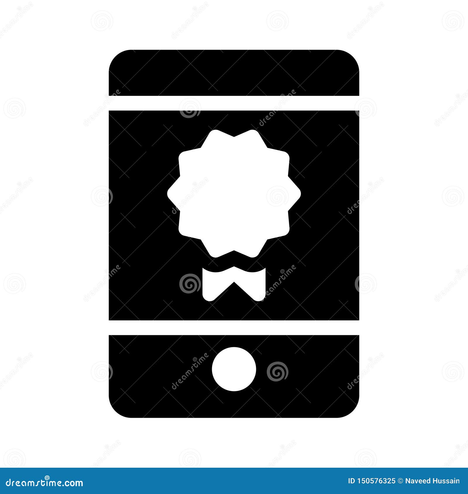 Online Glyph Flat Vector Icon Stock Vector - Illustration of ceremony ...