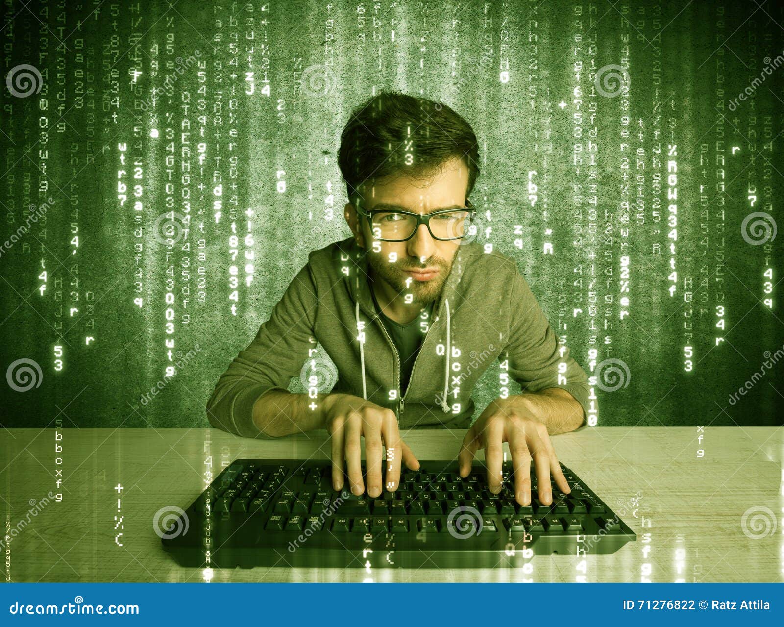 Online Hacking in Progress Concept Stock Photo - Image of nerd, pass ...