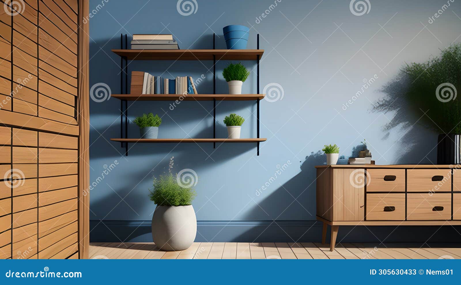 16:9 Tranquil Working from Home Zoom Wallpaper Stock Illustration ...