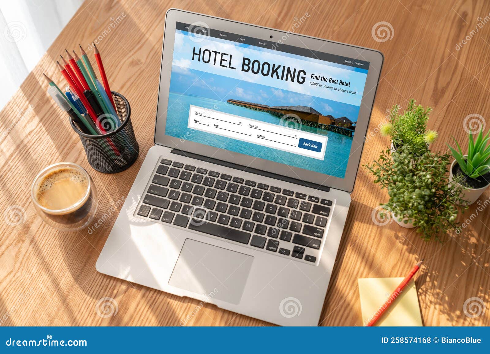 Online Hotel Accommodation Booking Website Provide Modish Reservation ...