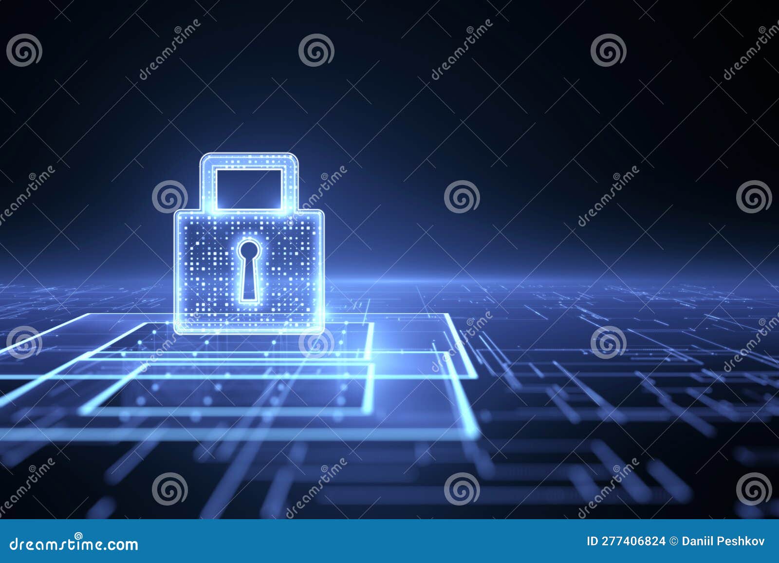 Online Internet Authorized Access and Business Data Security Concept ...