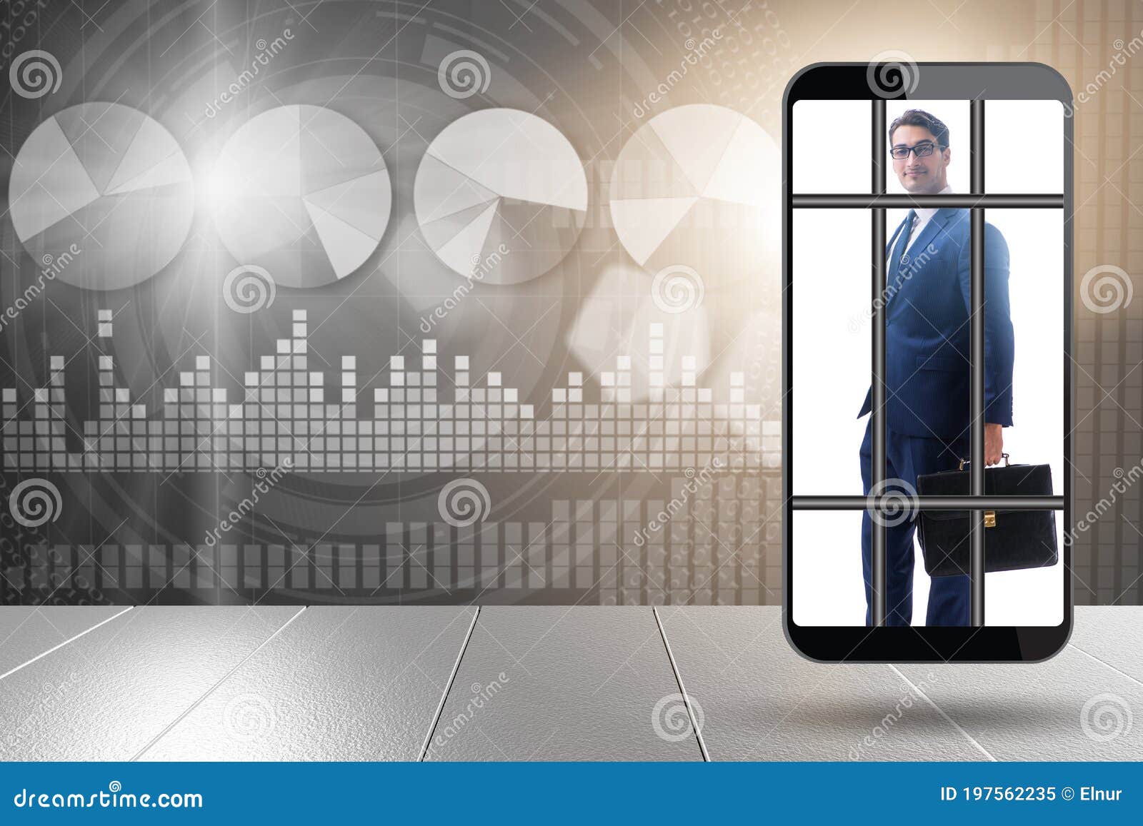 Online and Internet Dependency Concept Stock Image - Image of covid ...