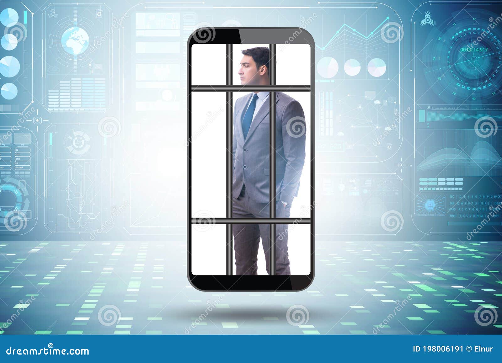 Online and Internet Dependency Concept Stock Image - Image of ...