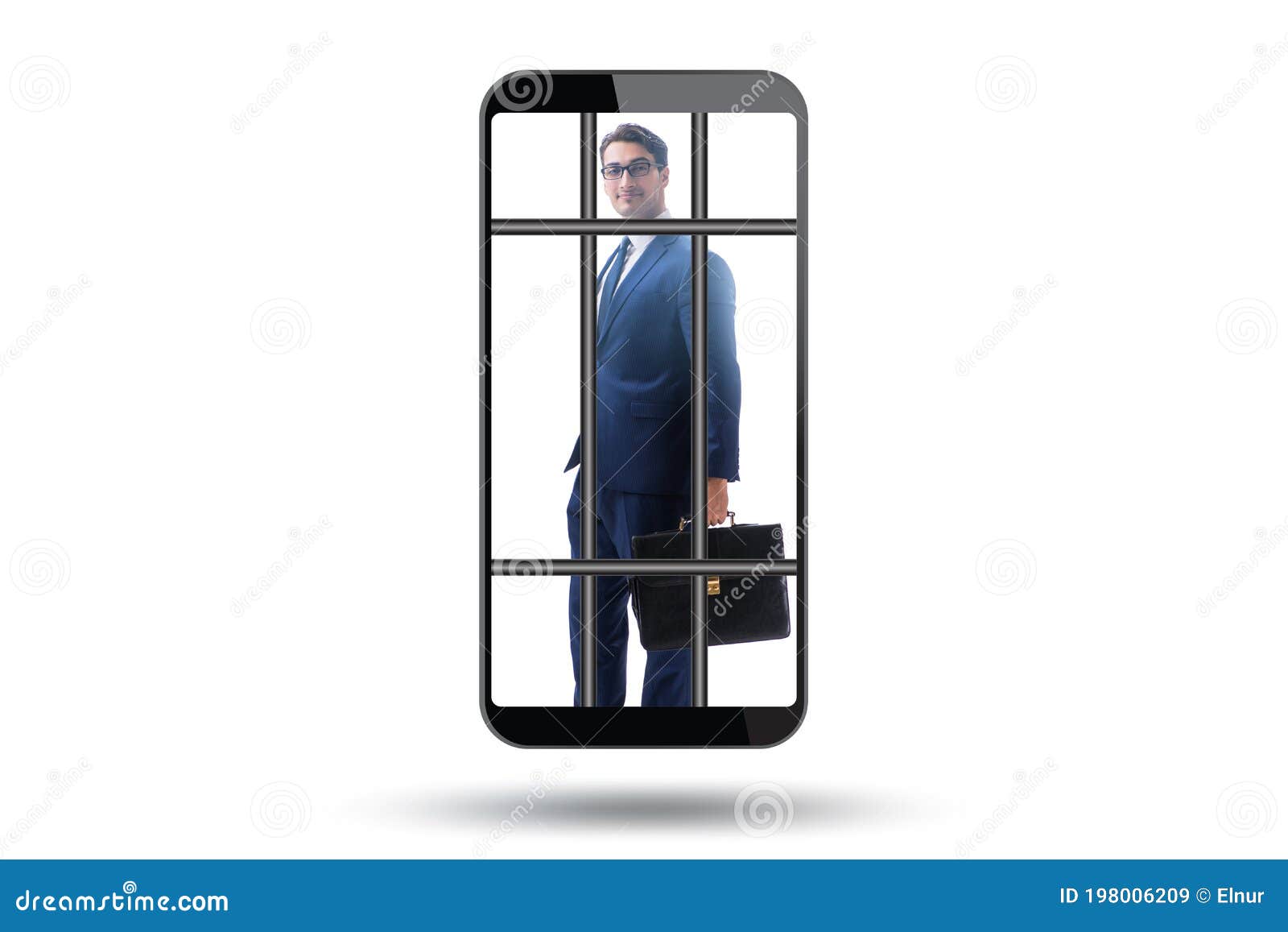 Online and Internet Dependency Concept Stock Image - Image of head ...