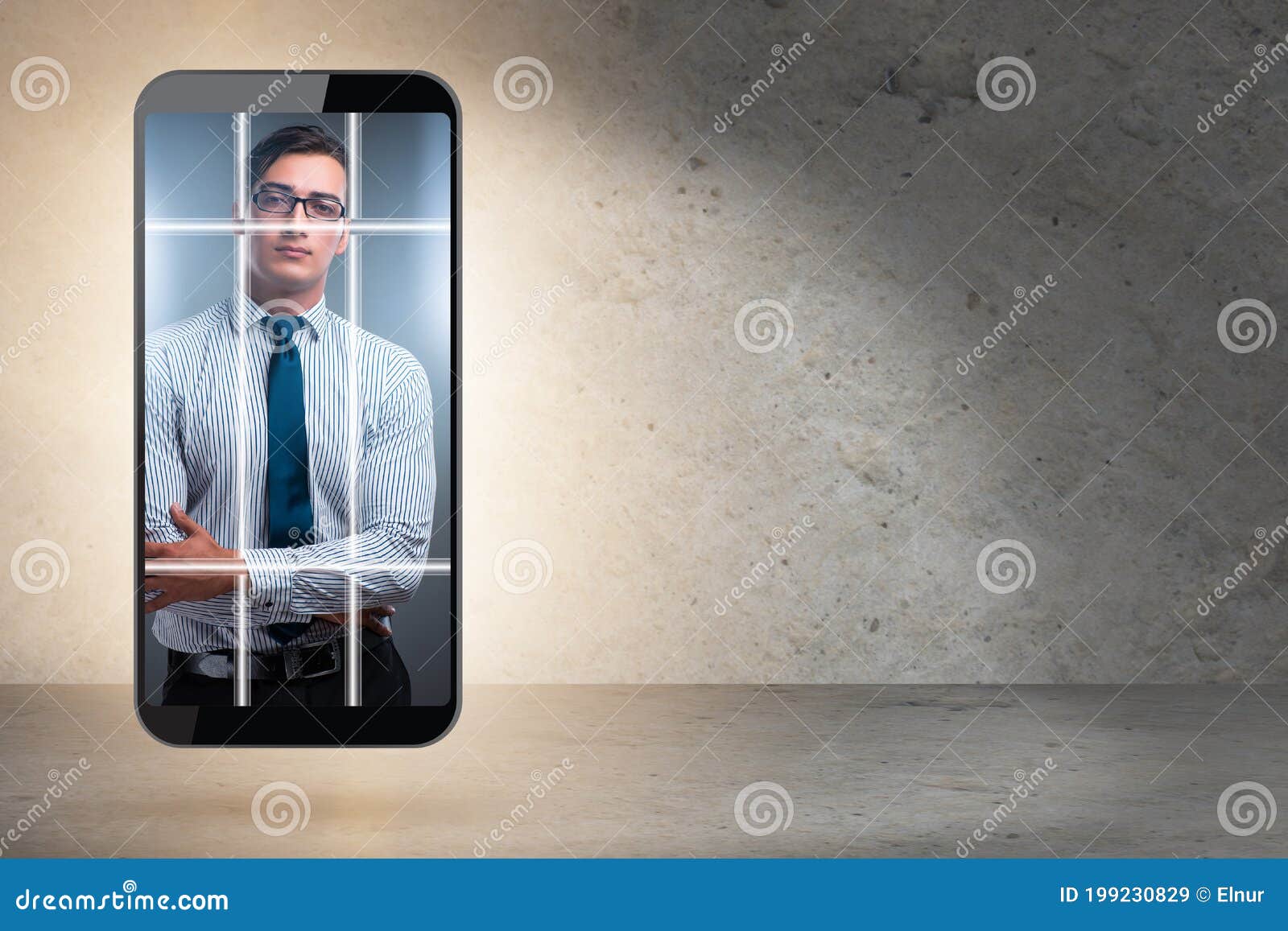 Online and Internet Dependency Concept Stock Image - Image of online ...