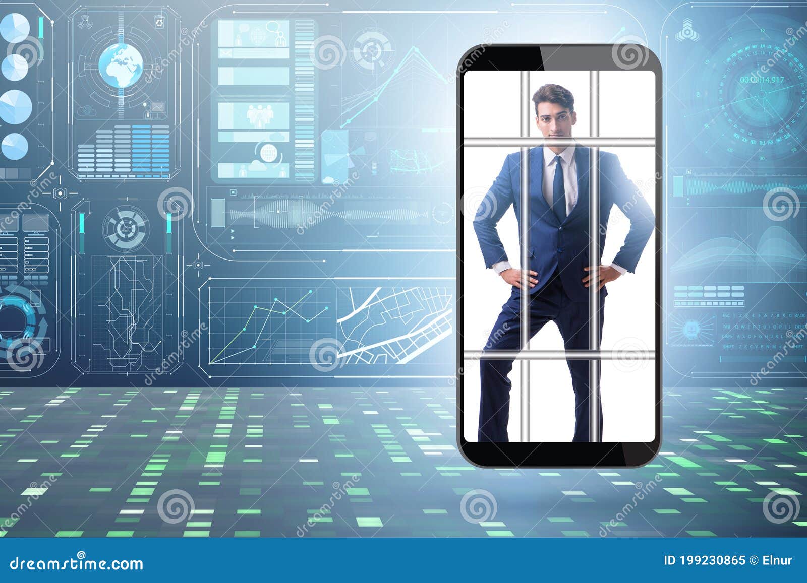 Online and Internet Dependency Concept Stock Image - Image of cellphone ...