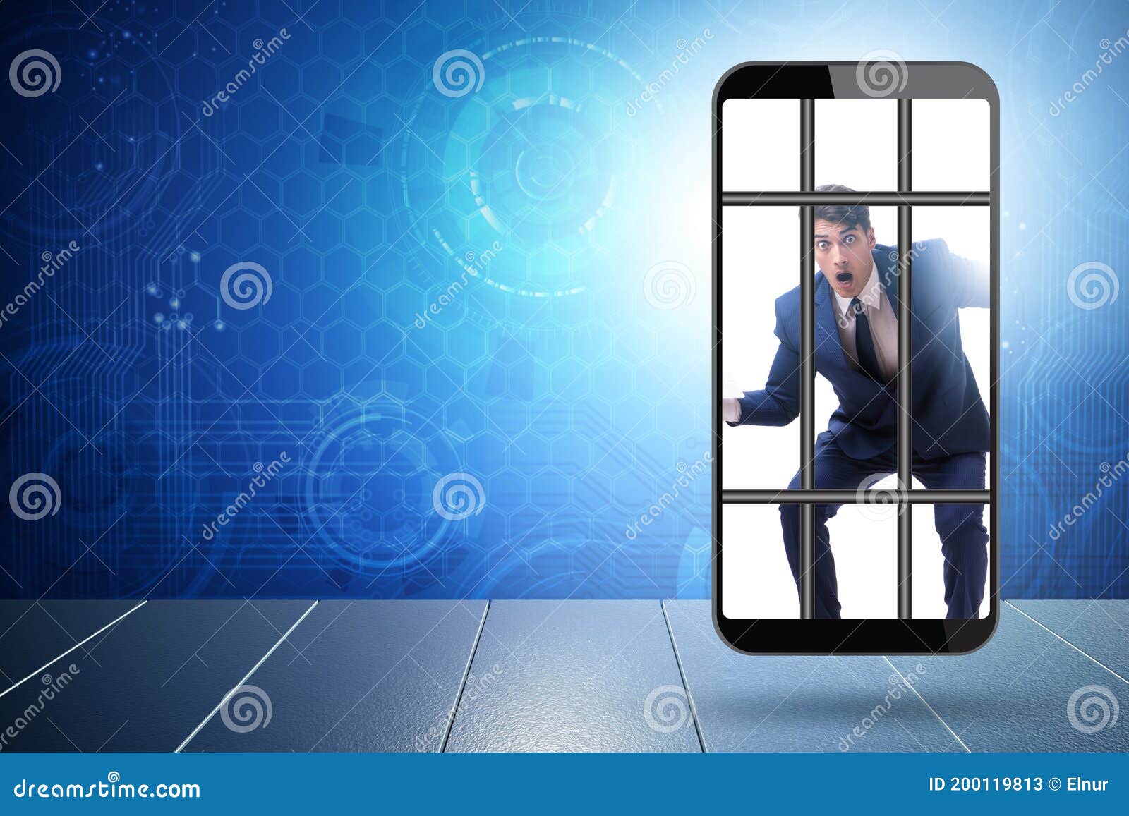 Online and Internet Dependency Concept Stock Image - Image of ...