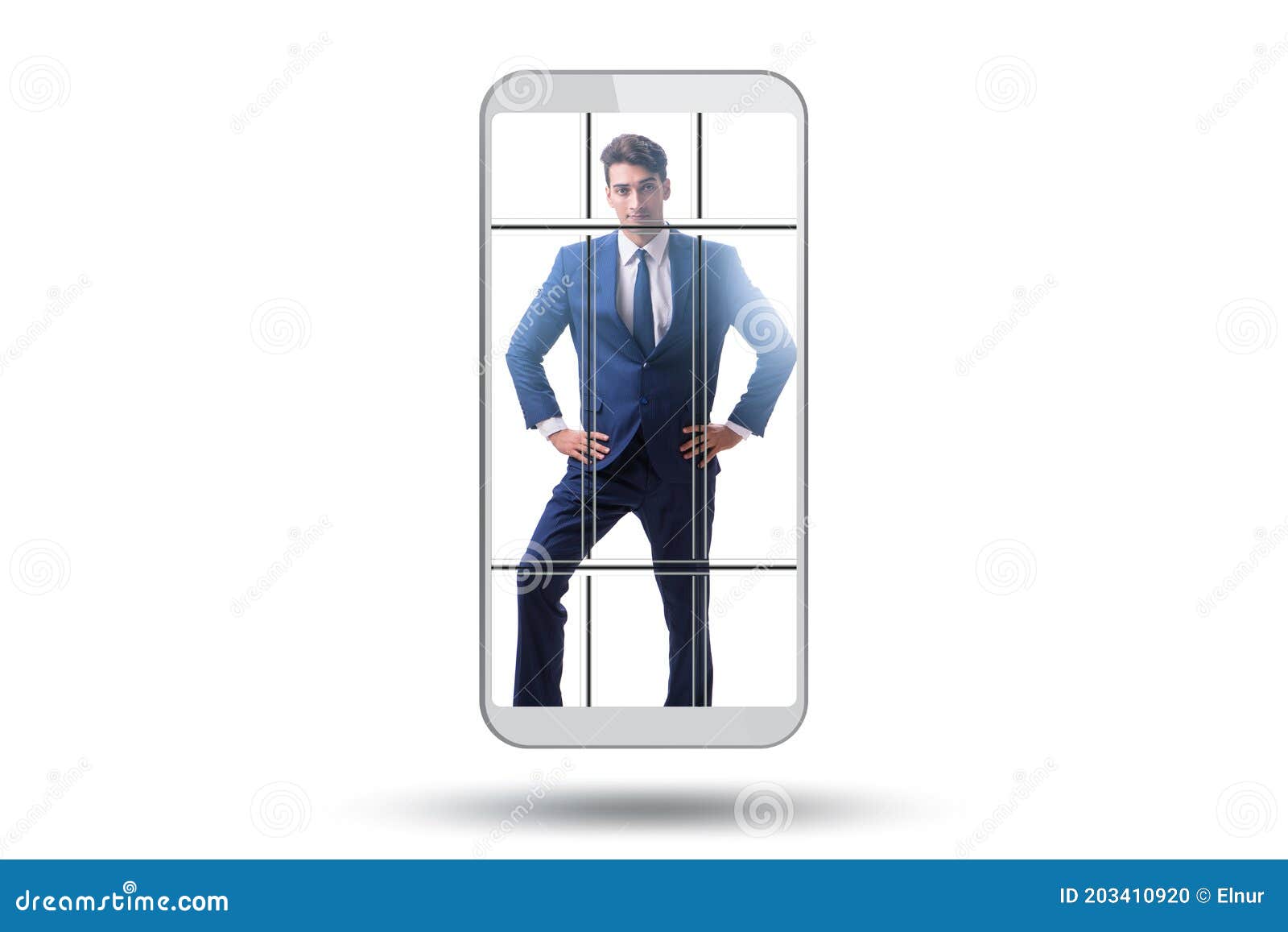 Online and Internet Dependency Concept Stock Photo - Image of display ...