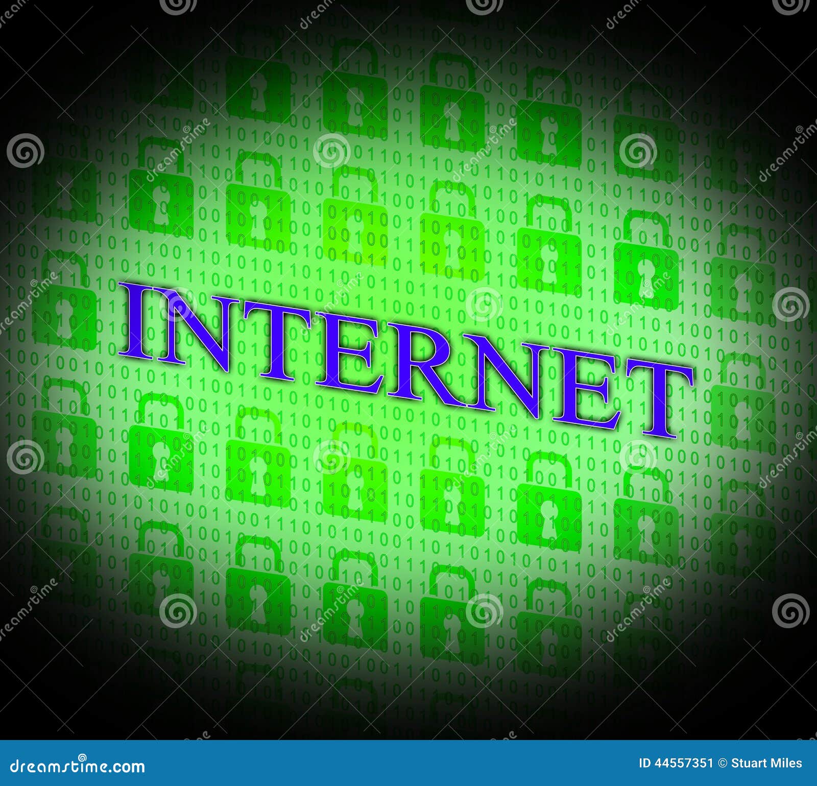 Online Internet Represents World Wide Web and Websites Stock ...