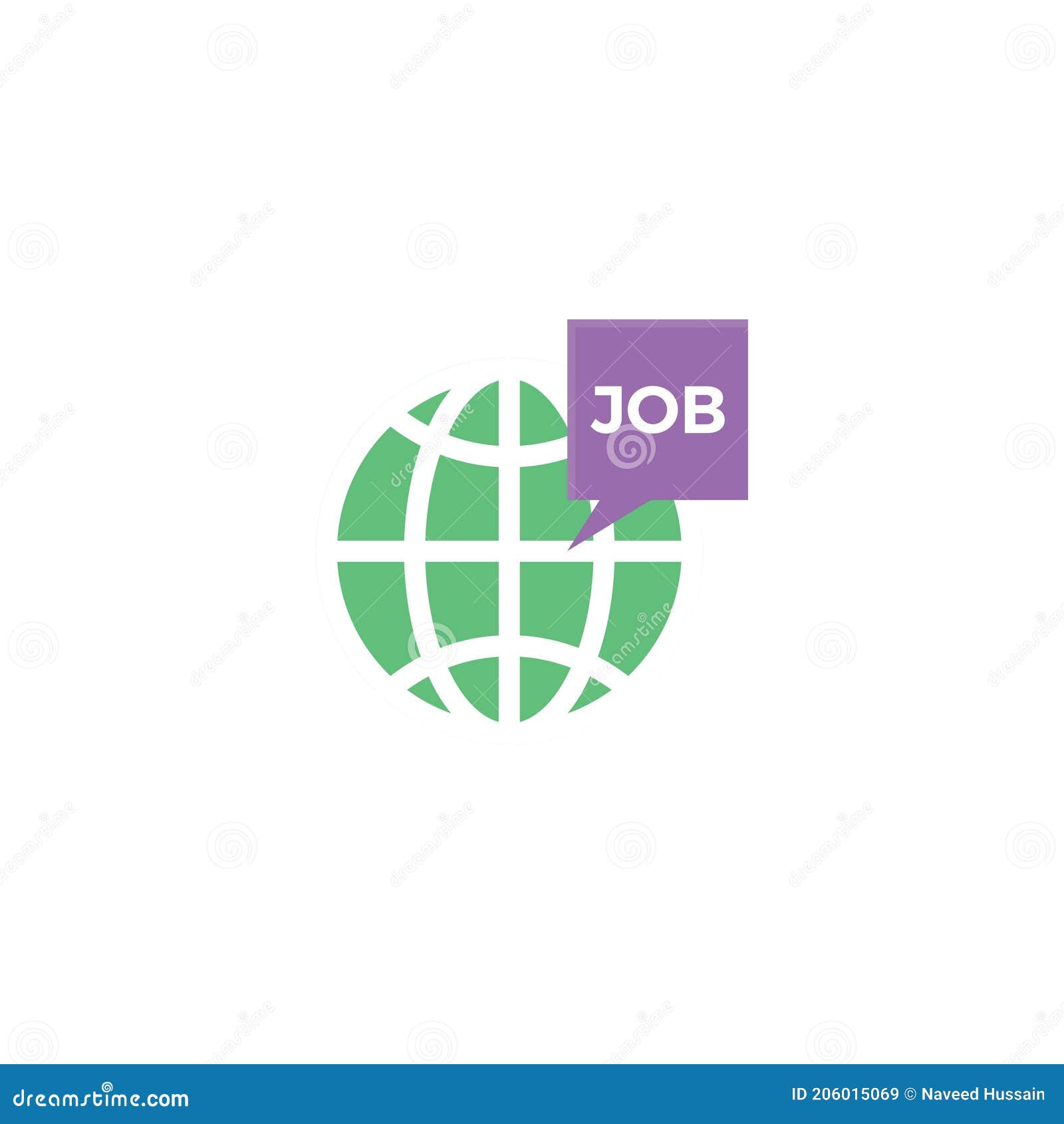 Online Job Vector Flat Colour Icon Stock Vector - Illustration of pack ...