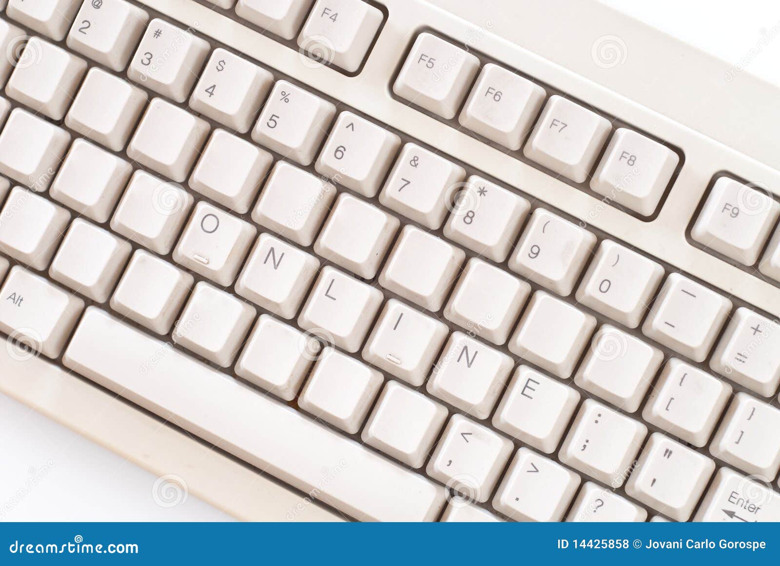 Online Keyboard stock photo. Image of abstract, desktop - 14425858