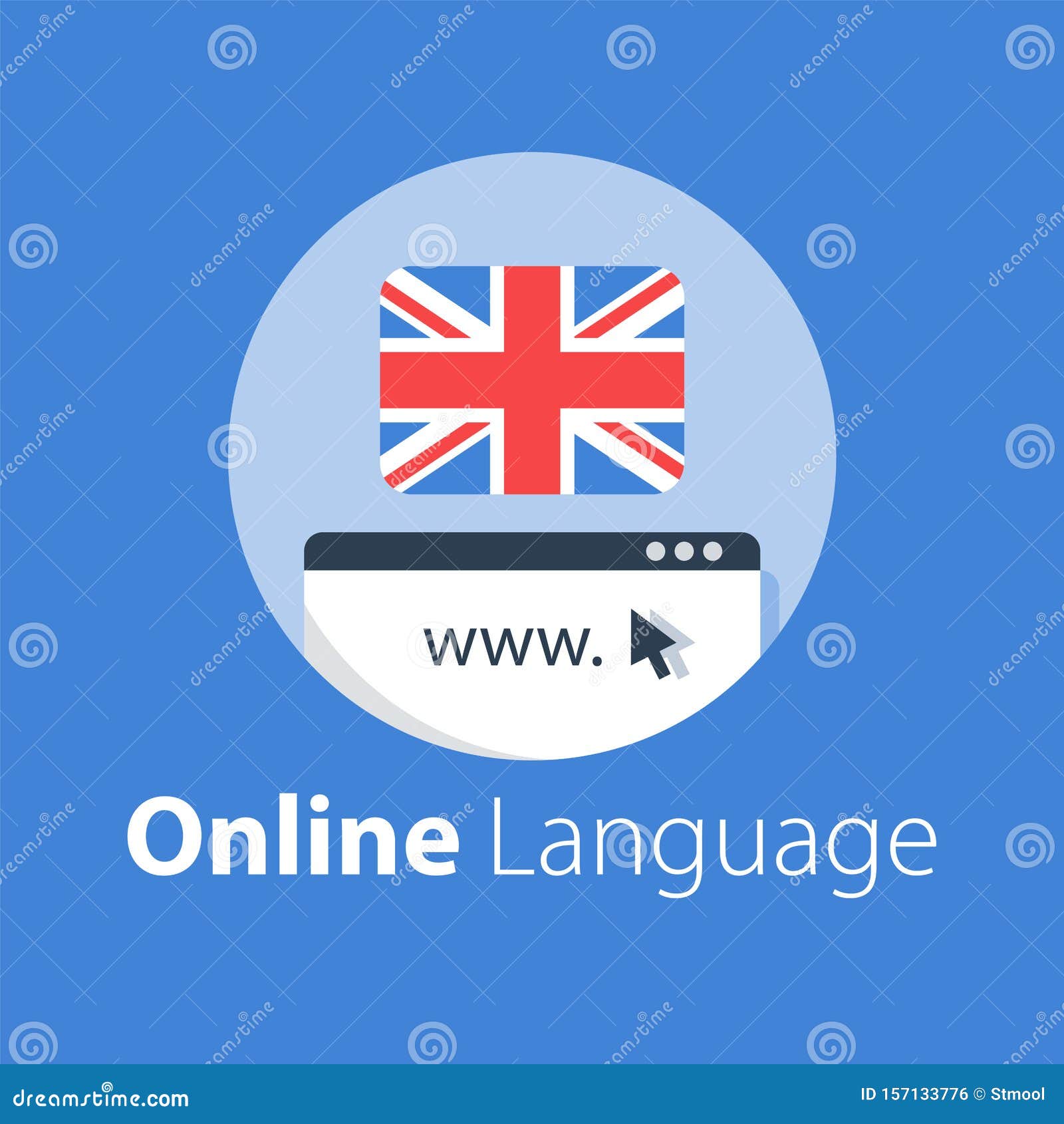 Online Language Learning, Linguistic Courses, Distant Education Stock ...