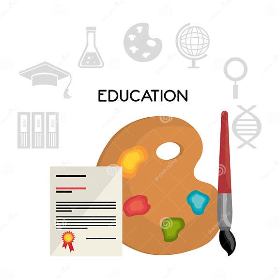 Online Learning Education Graphic Stock Vector - Illustration of class ...