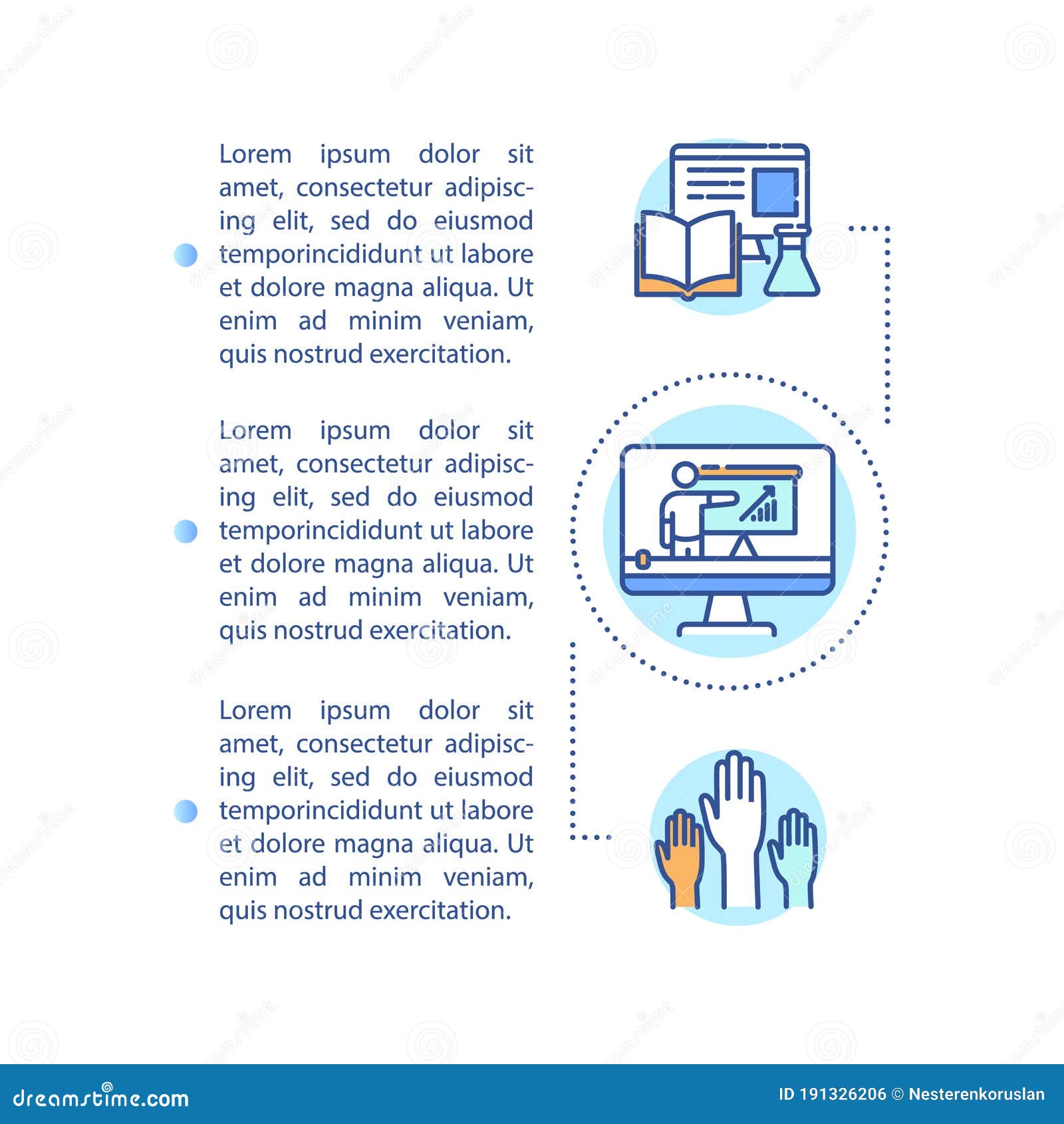 Online Learning Environment Concept Icon with Text Stock Vector ...