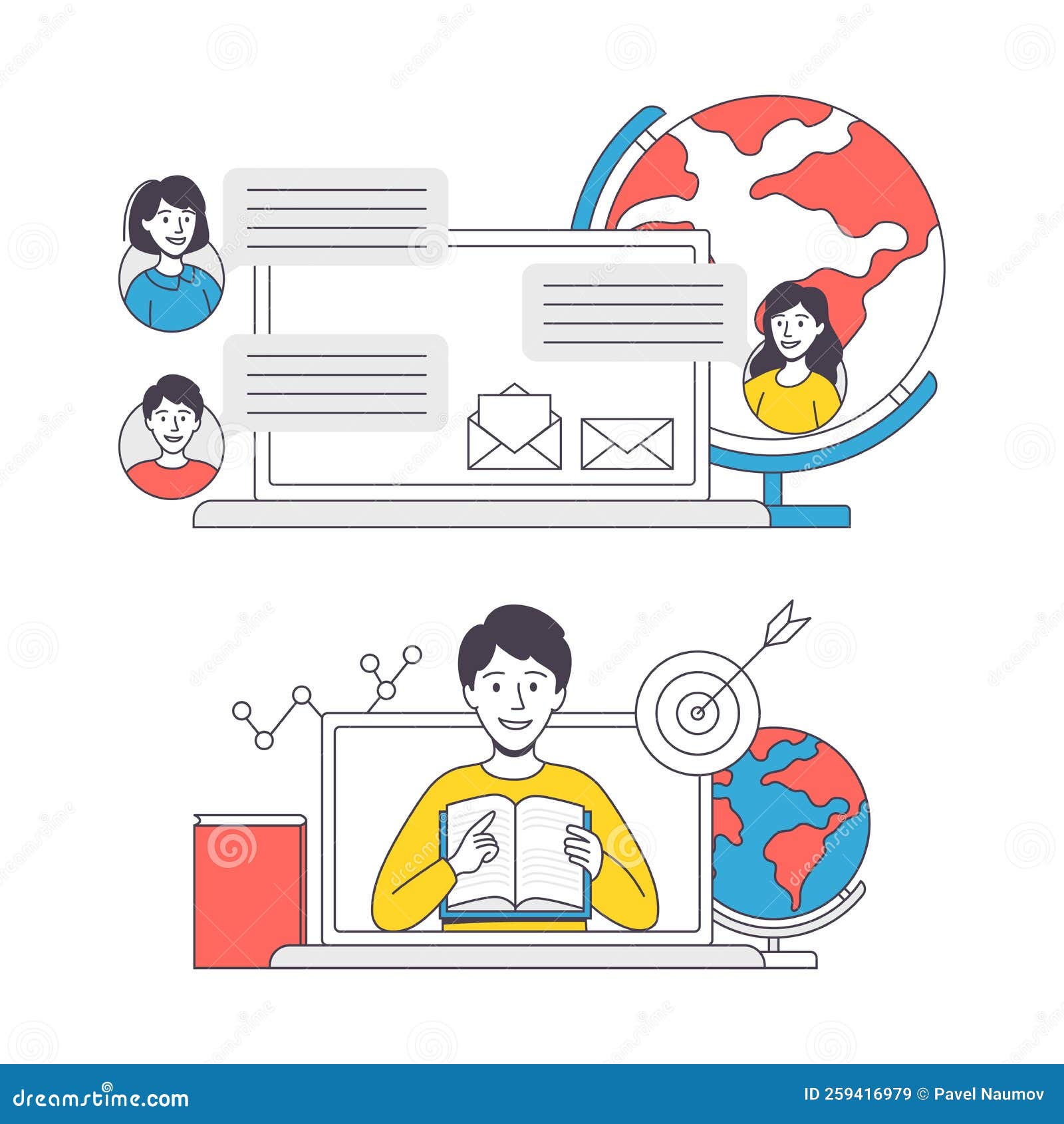 Online Learning with Student and Teacher Engaged in Virtual Classes ...