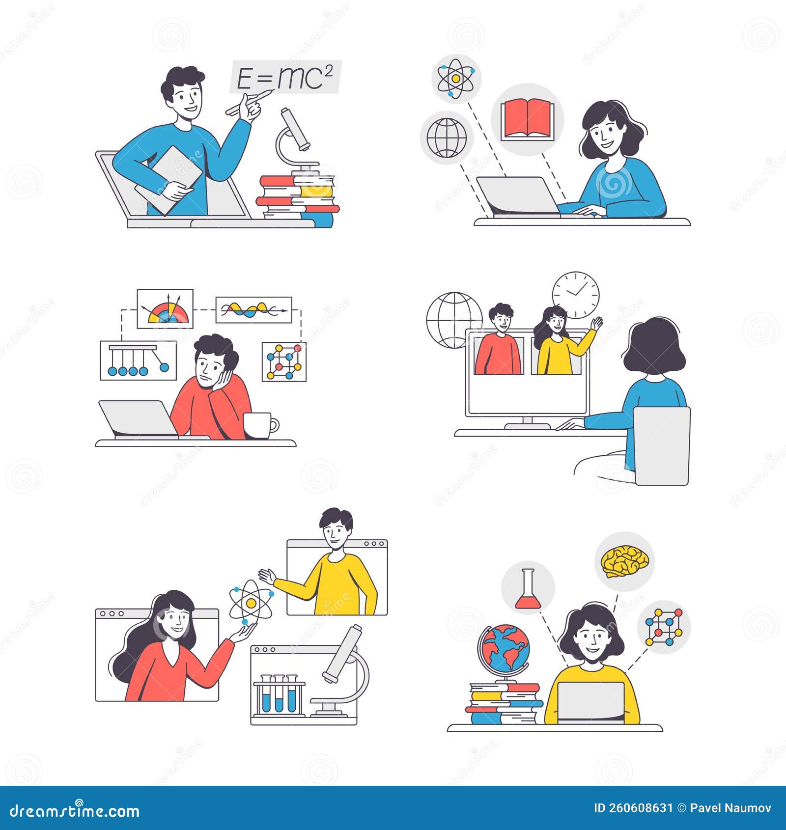 Online Learning with Student and Teacher Engaged in Virtual Classes ...