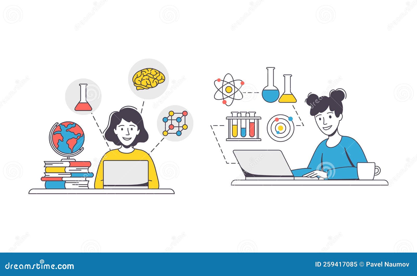 Online Learning with Woman Student Engaged in Virtual Classes Outline ...