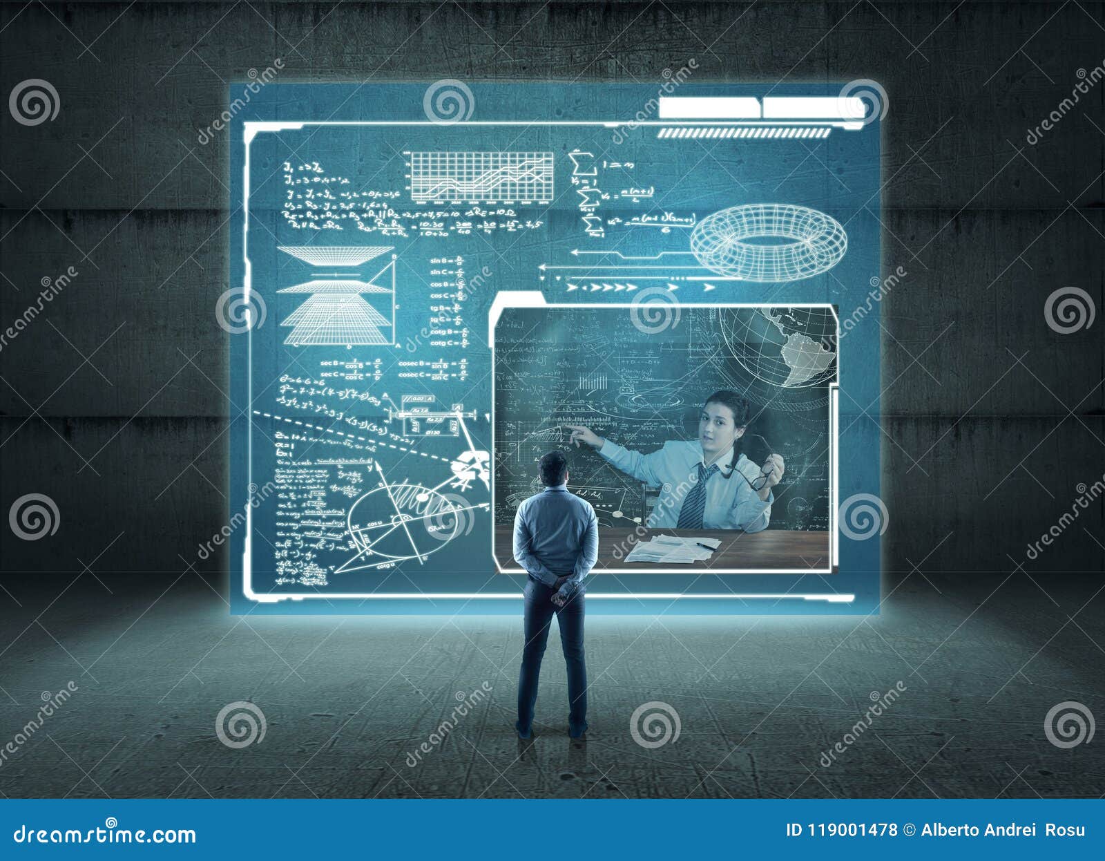 Online Lessons. the Concept of Online Course. Stock Photo - Image of ...