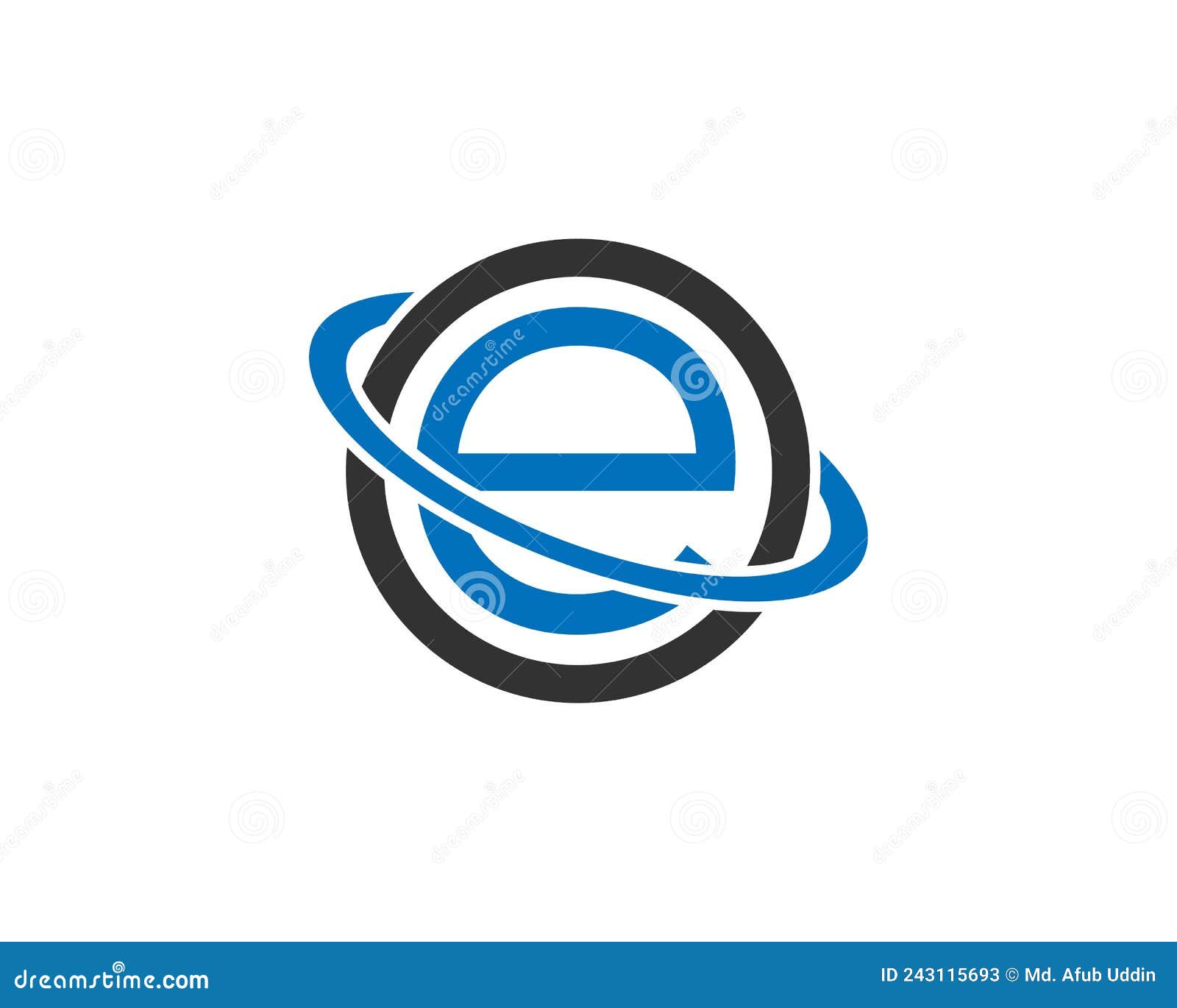 Online Letter E Logo Design Vector Stock Vector - Illustration of ...