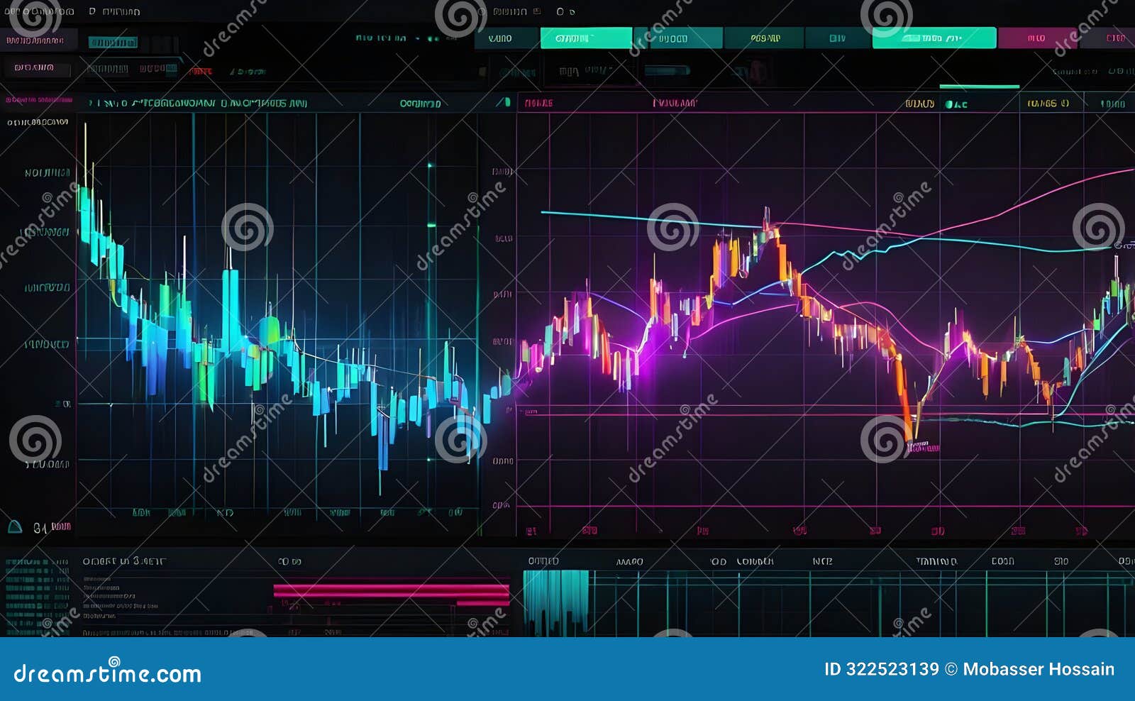 Online Marketing Data Analysis Concept in Computer Digital Technology ...