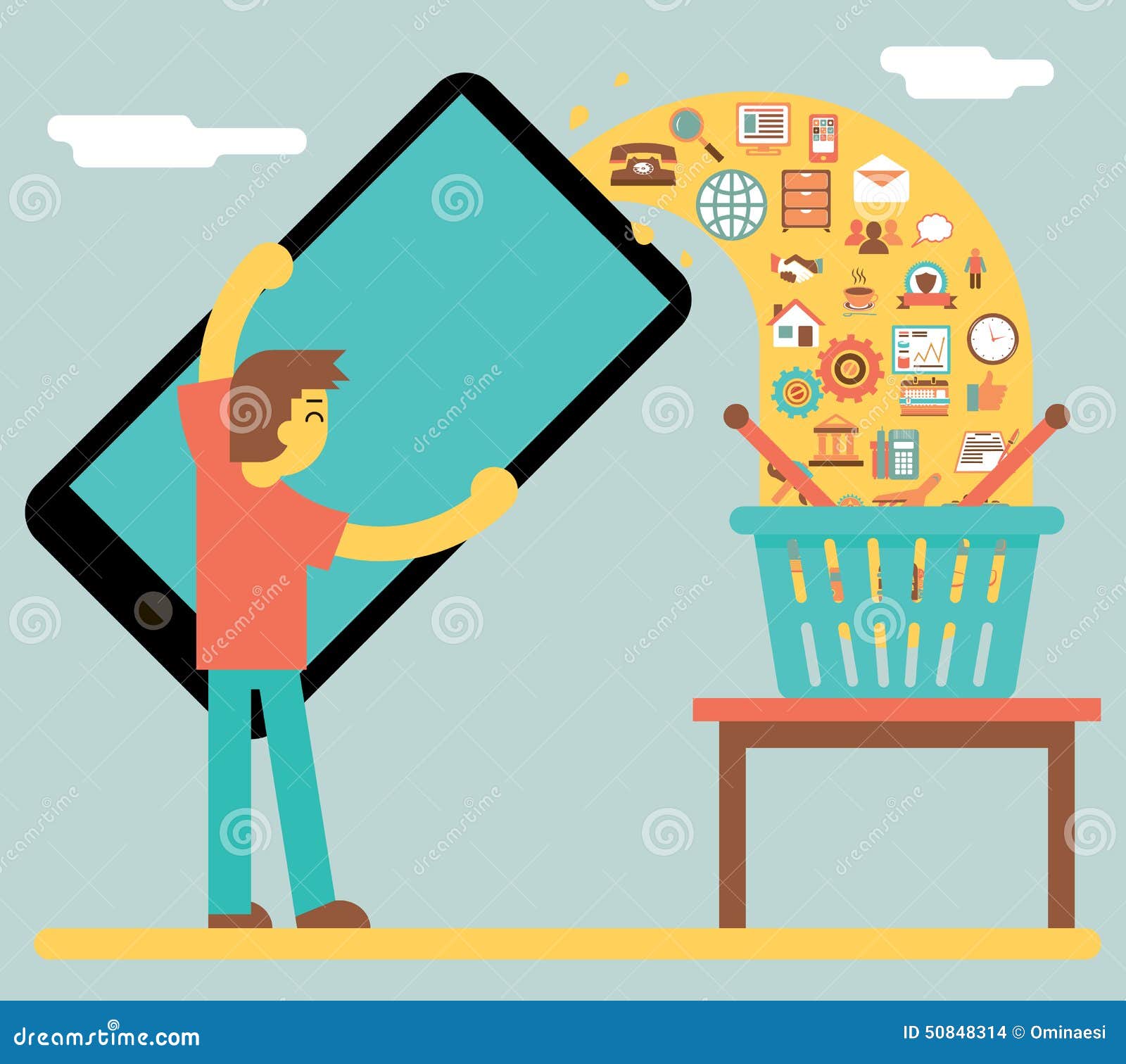 Online Mobile Marketing Sale and Buy Concept Icon Stock Vector ... Online Mobile Marketing Sale and Buy Concept Icon Stock Vector ...