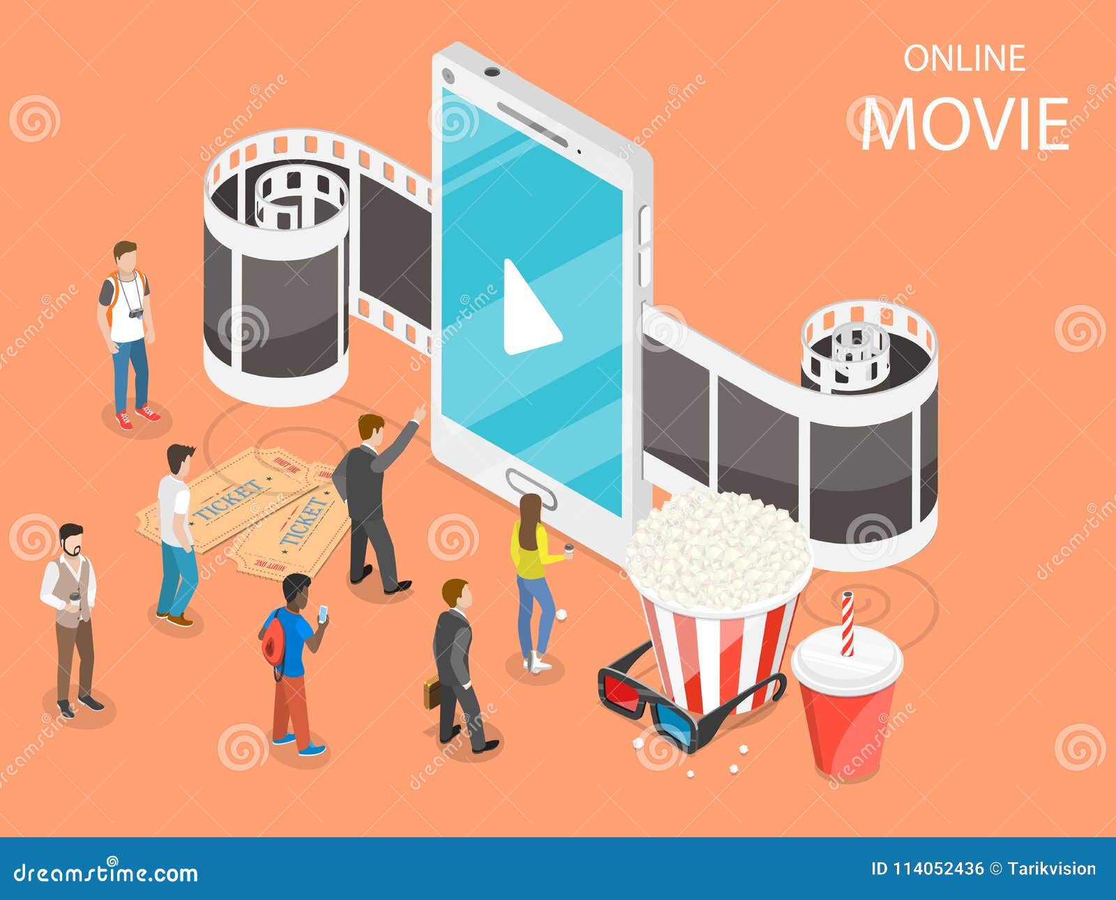 Online Movie App UI Kit For Responsive Mobile App Or Website With ... Online Movie App UI Kit For Responsive Mobile App Or Website With ...